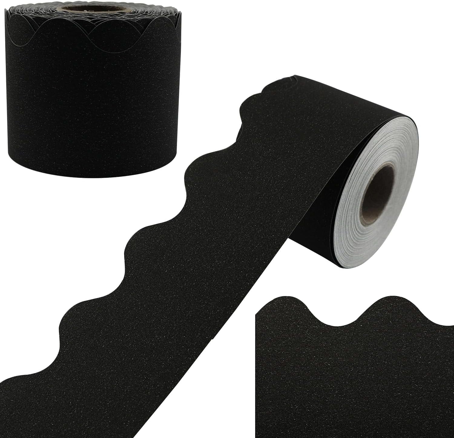 20m 1 Roll Bulletin Board Border Glitter Shine Scalloped Borders ...