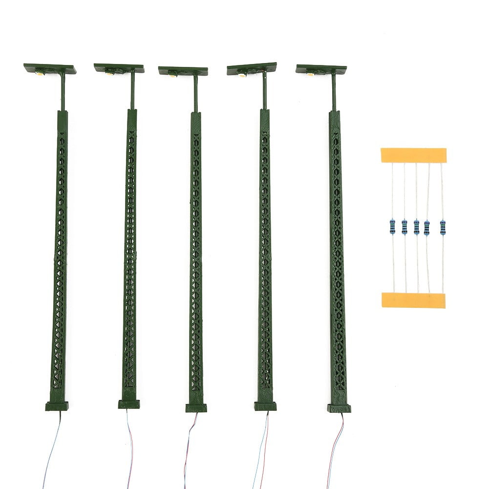 20mA Model Railroad Lights 3V DC/AC 5Pcs Accessories Building Layout ...