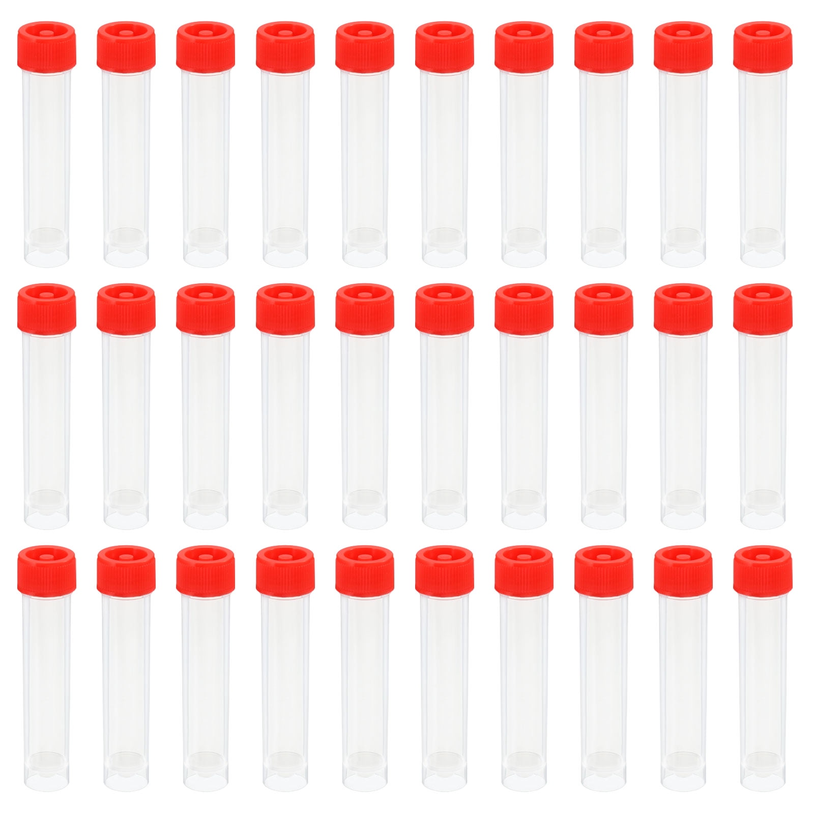 20mL Plastic Test Tubes, 30 Pack Frozen Test Tube Graduated Vial ...