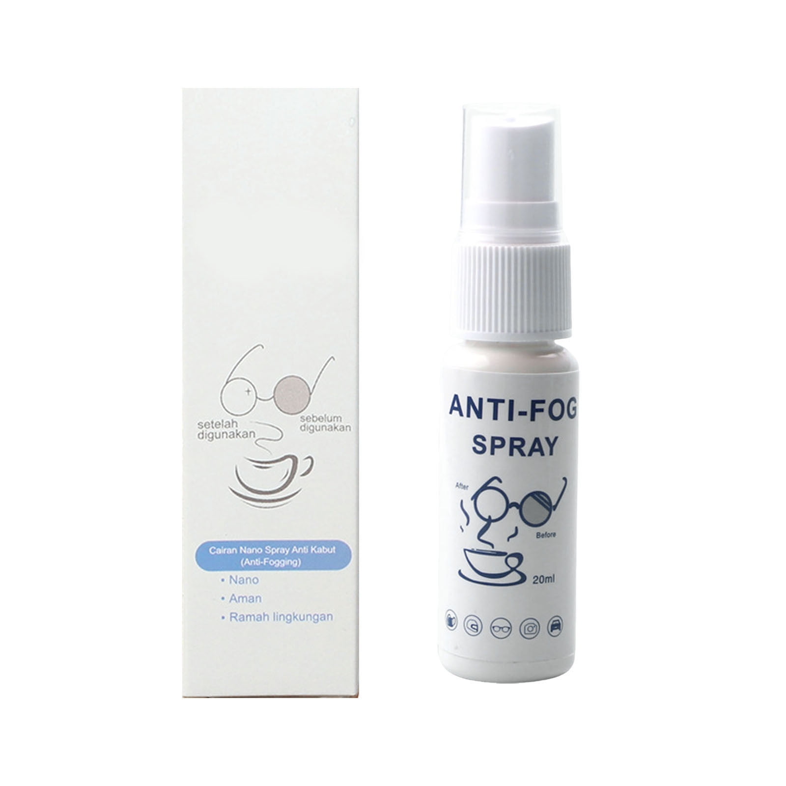 20ml AntiFog Cleaning Spray for Glasses Swim Goggles Snorkels and ...