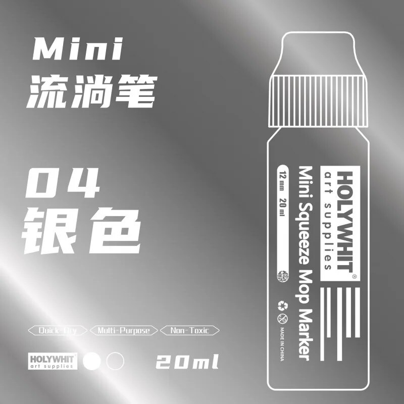 20ml Mini Graffiti Flow Pen Paint Signature Pen Round Tip Waterproof ...