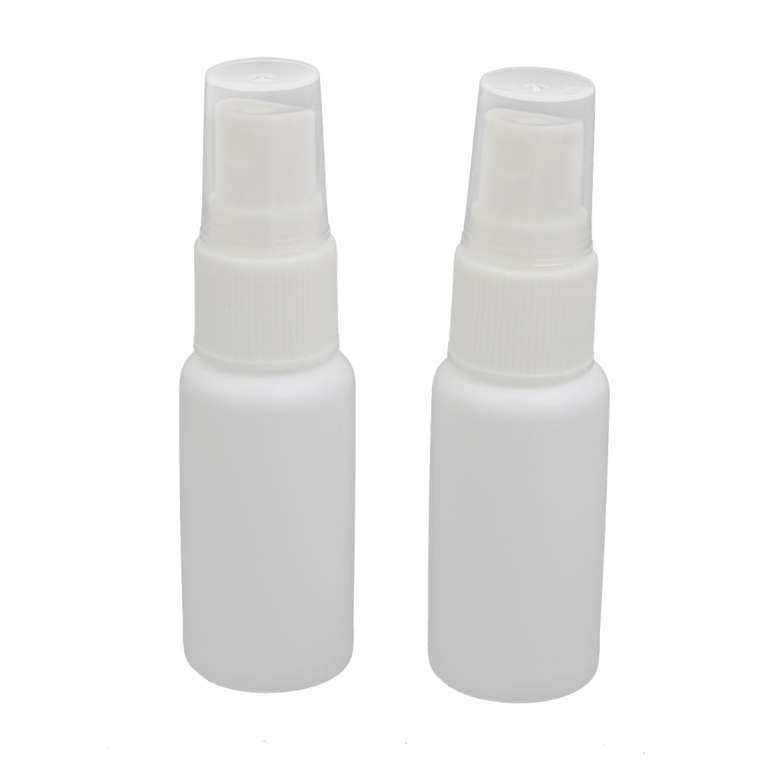 20ml PE Plastic Cylinder Shape Mist Misting Spray Bottle White 2pcs ...