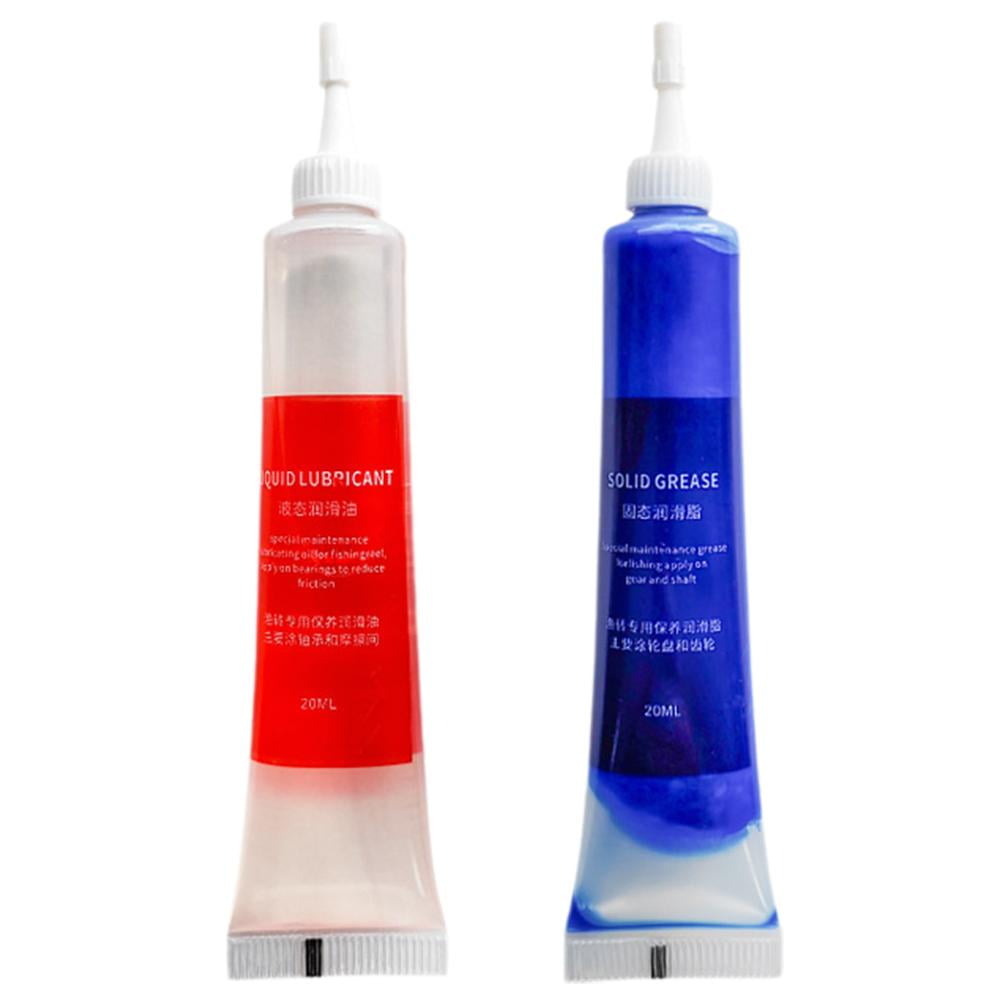 20ml Solid. Grease Liquid Lubricant Oil Reel Maintenance Kit Fishing ...