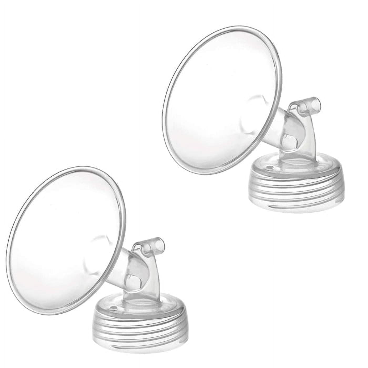 JunMu 20mm Breast Pump Flanges, 2-Piece Set, Replacement Parts for ...