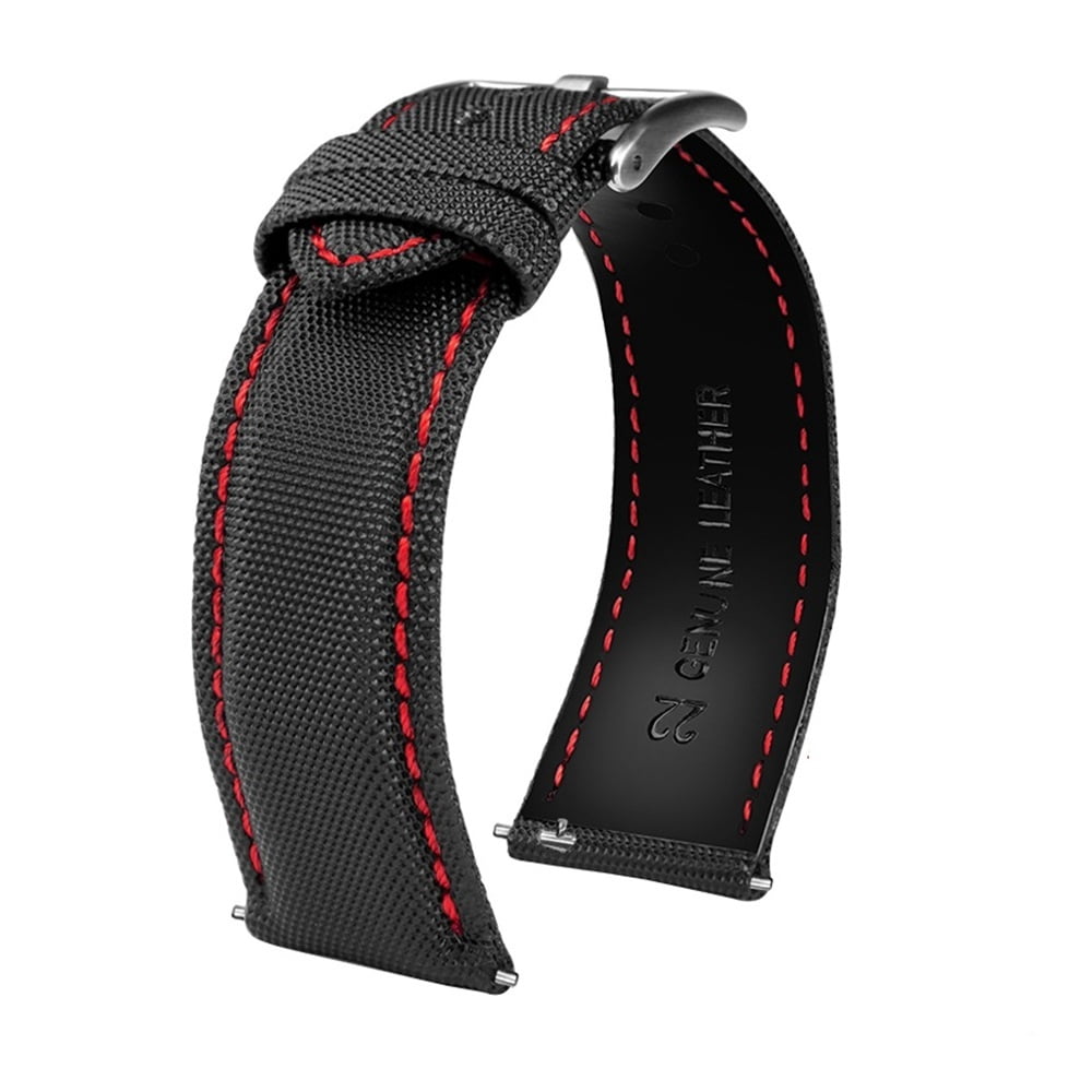 20mm 21mm 22mm 23mm 24mm Nylon Cowhide Sole Watchband Fit For Tag Heuer ...