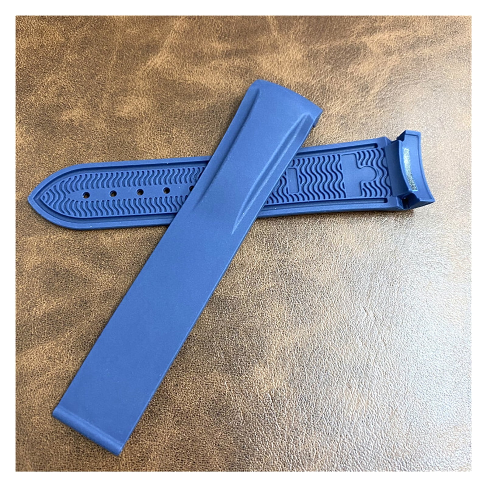 20mm 22mm 19mm 21mm Rubber Silicone Watchstrap Fit For Hamilton Khaki ...
