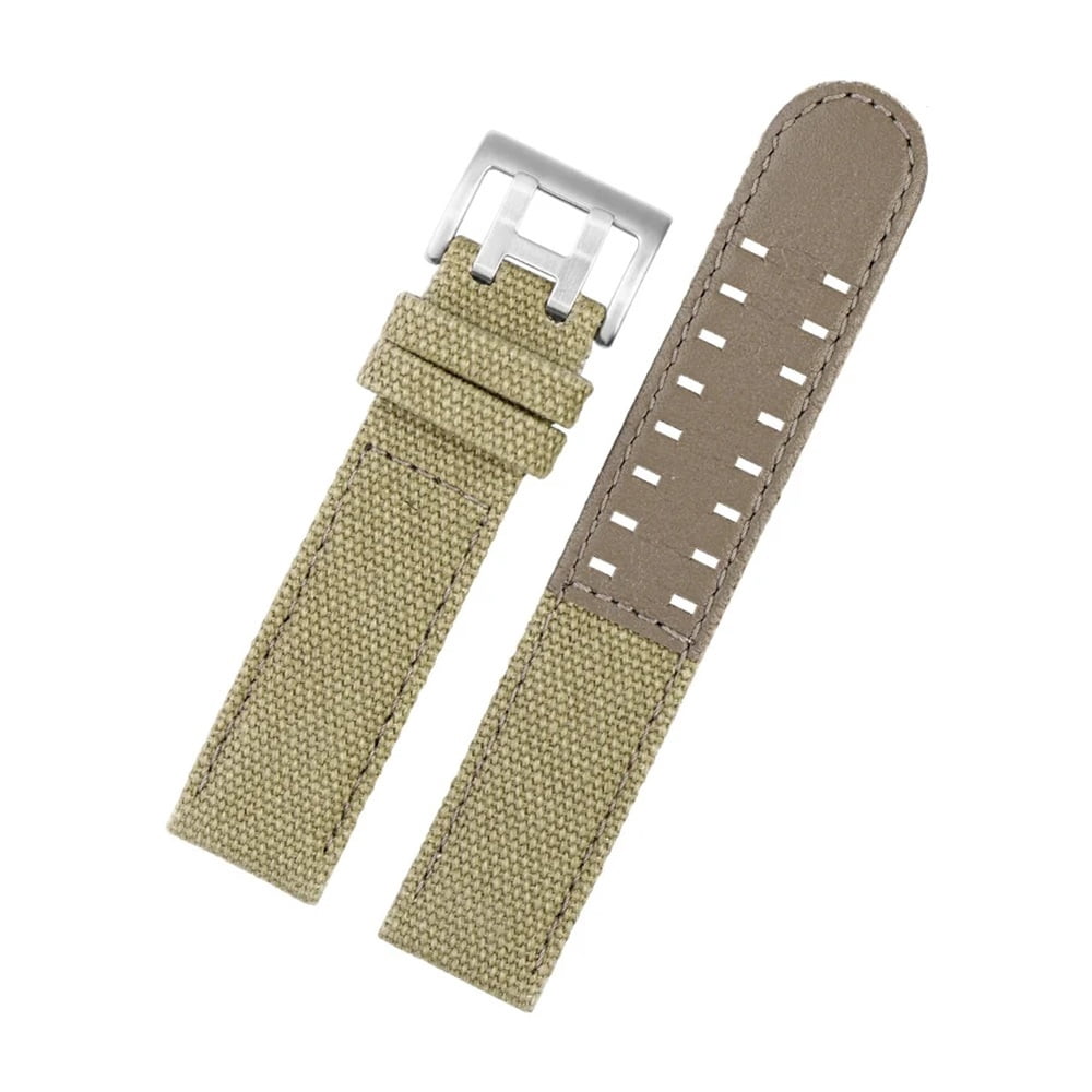 20mm 22mm Leather Nylon Men Watch Band Fit For Hamilton Khaki Field ...