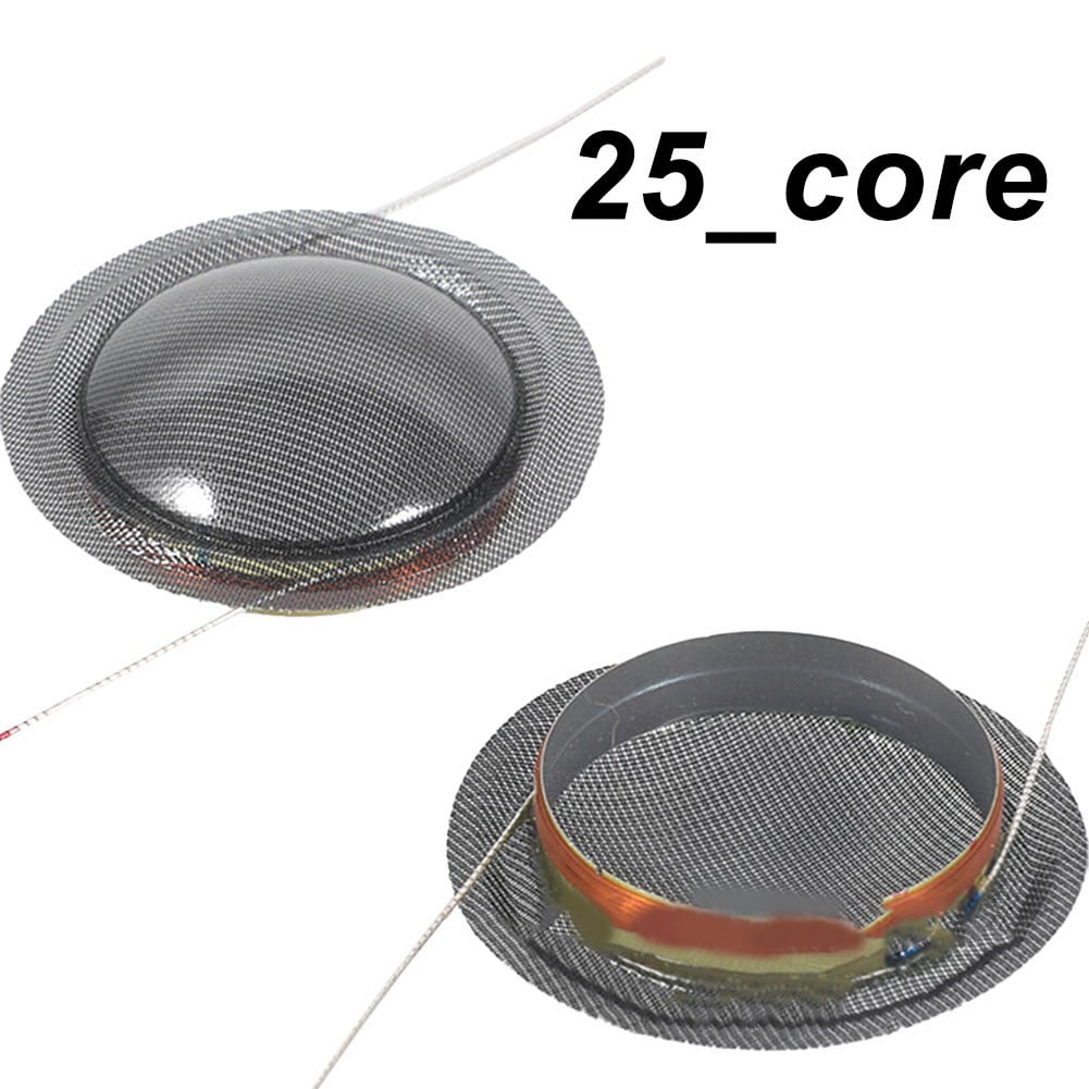 20mm 25.5mm Tweeters Voice Coil 1 Inch Silk Diaphragm Membrane Treble ...