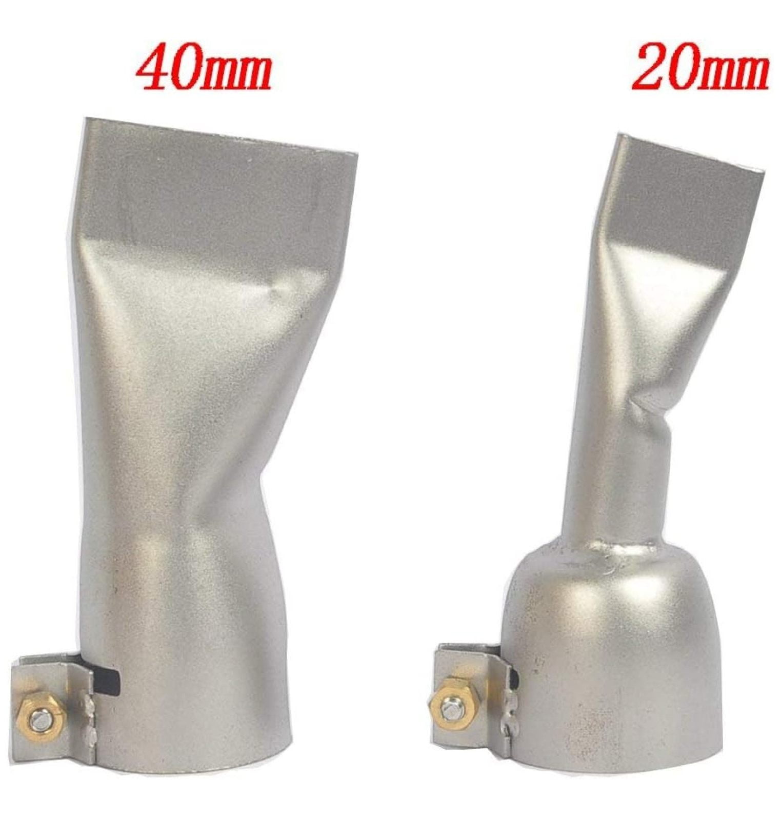 20mm+40mm Flat Wide Mouth Tubular Welding Nozzle Replacement for Vinyl ...