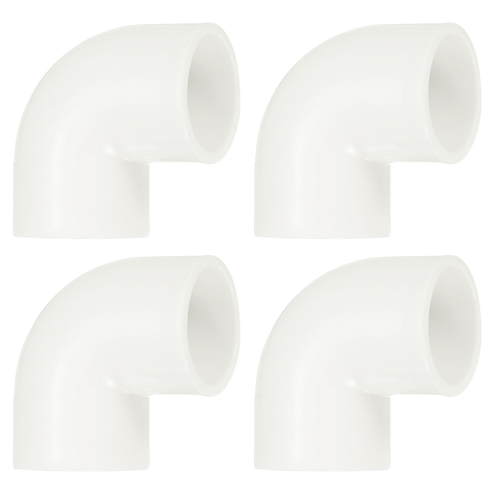 20mm 90 Degree Elbow, 4Pcs Pipe Fittings Connectors, White - Walmart.com