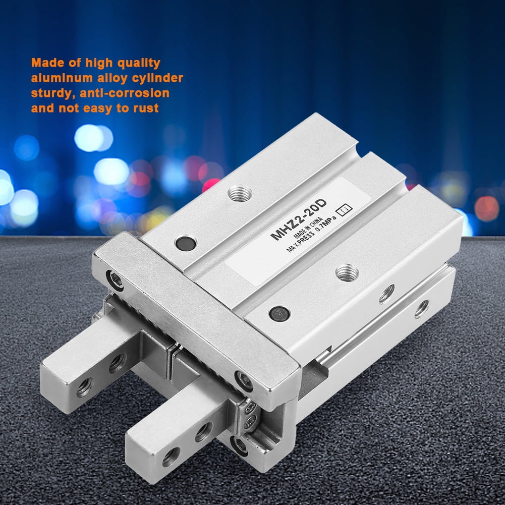 20mm Bore Parallel Style Air Gripper Pneumatic Cylinder MHZ2-20D - Walmart.com