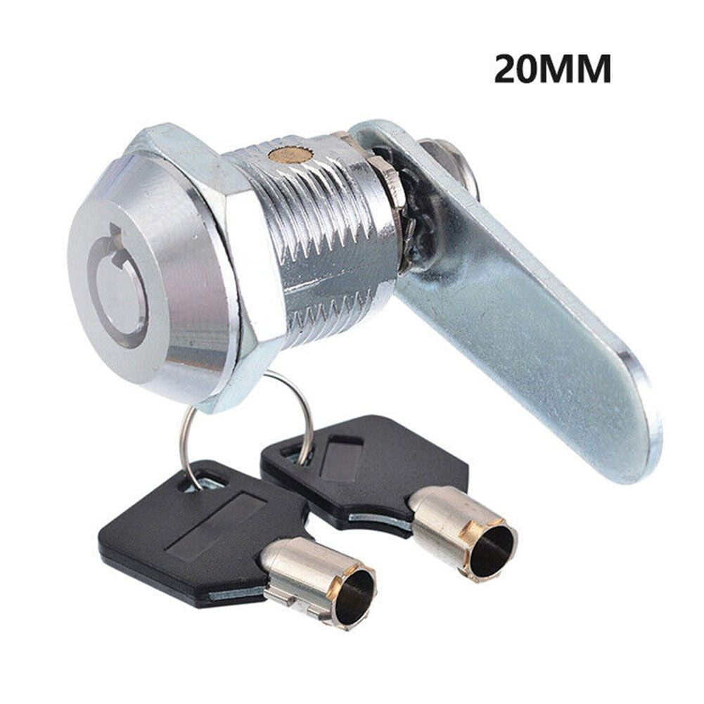 20mm Cam Lock Door Bucket Chest Of Drawers Mailbox Locker Cupboard Key ...