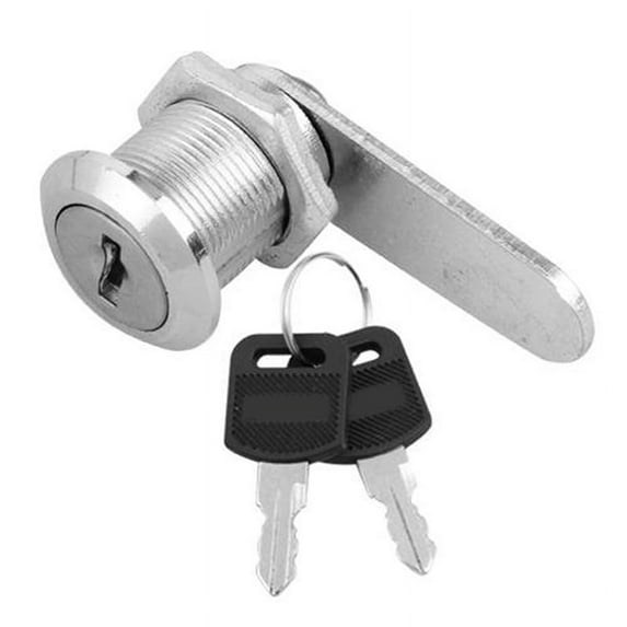 20mm Cam Lock with 2 Keys - For Cabinets, Mailboxes & Cupboards, Secure ...