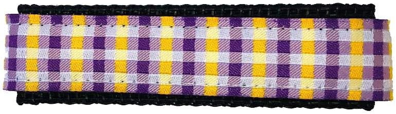 20mm Chums Yellow Purple One Piece Slip Thru Watch Band Strap|One piece ...