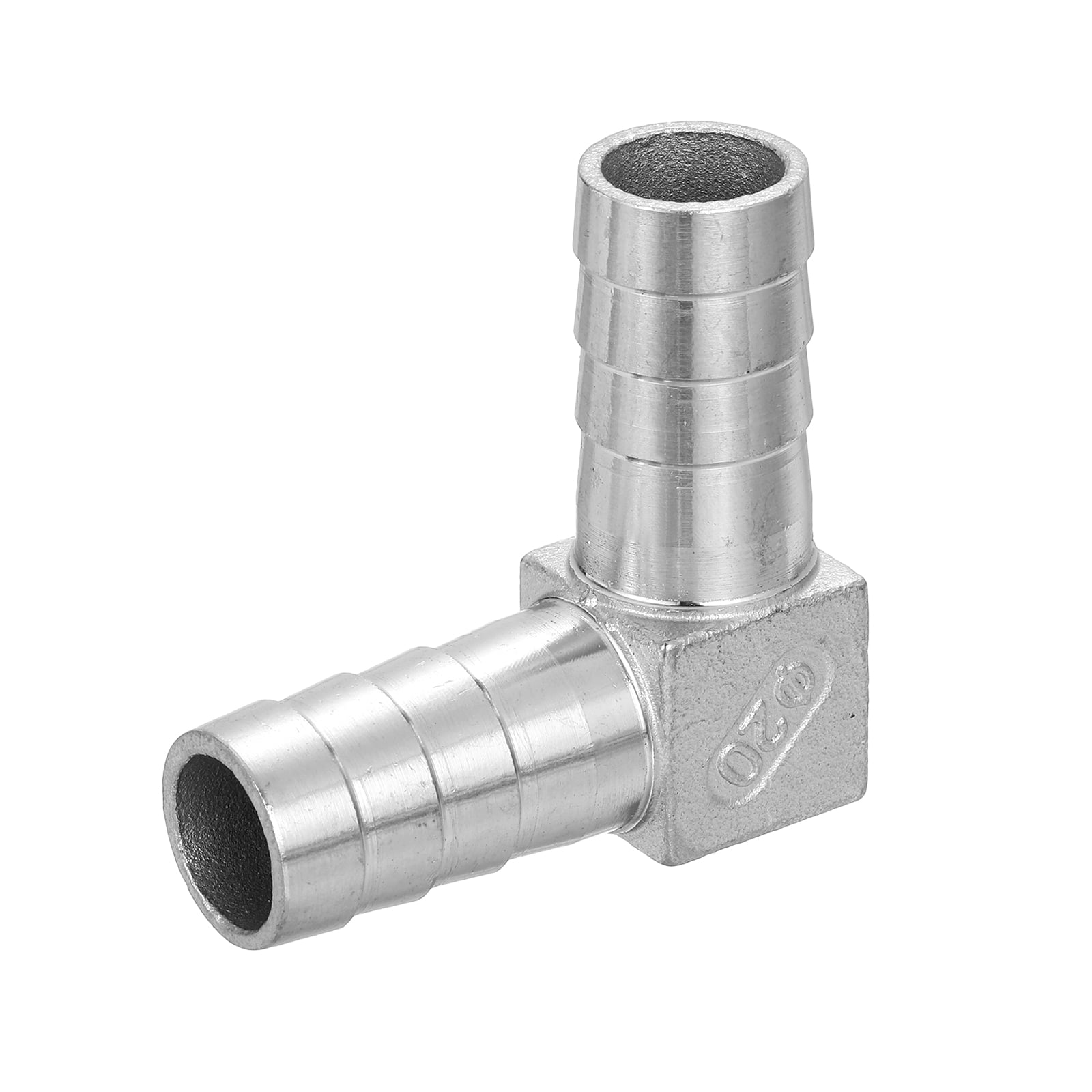 20mm Hose Barb 90 Degree Pipe Fitting, 304 Stainless Steel L Right ...