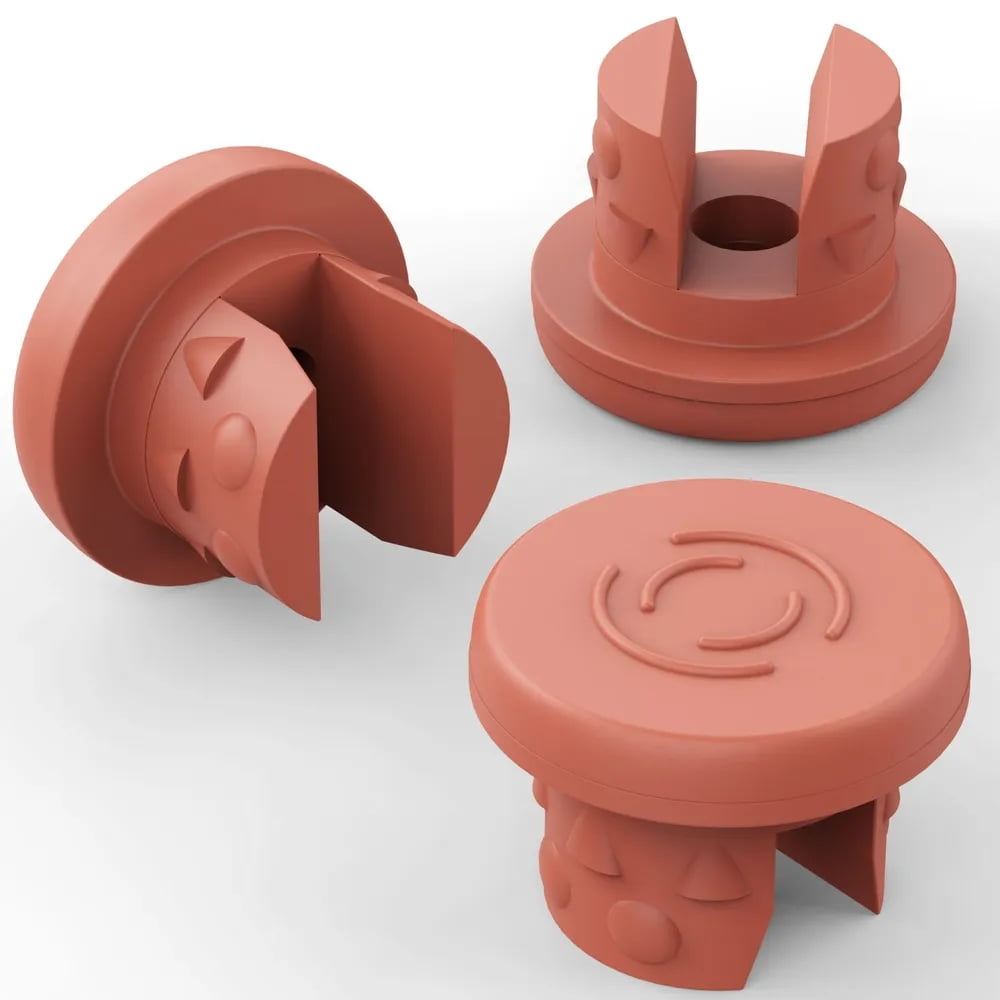 20mm Lid with two legs, butyl rubber stopper, self-sealing injection ...