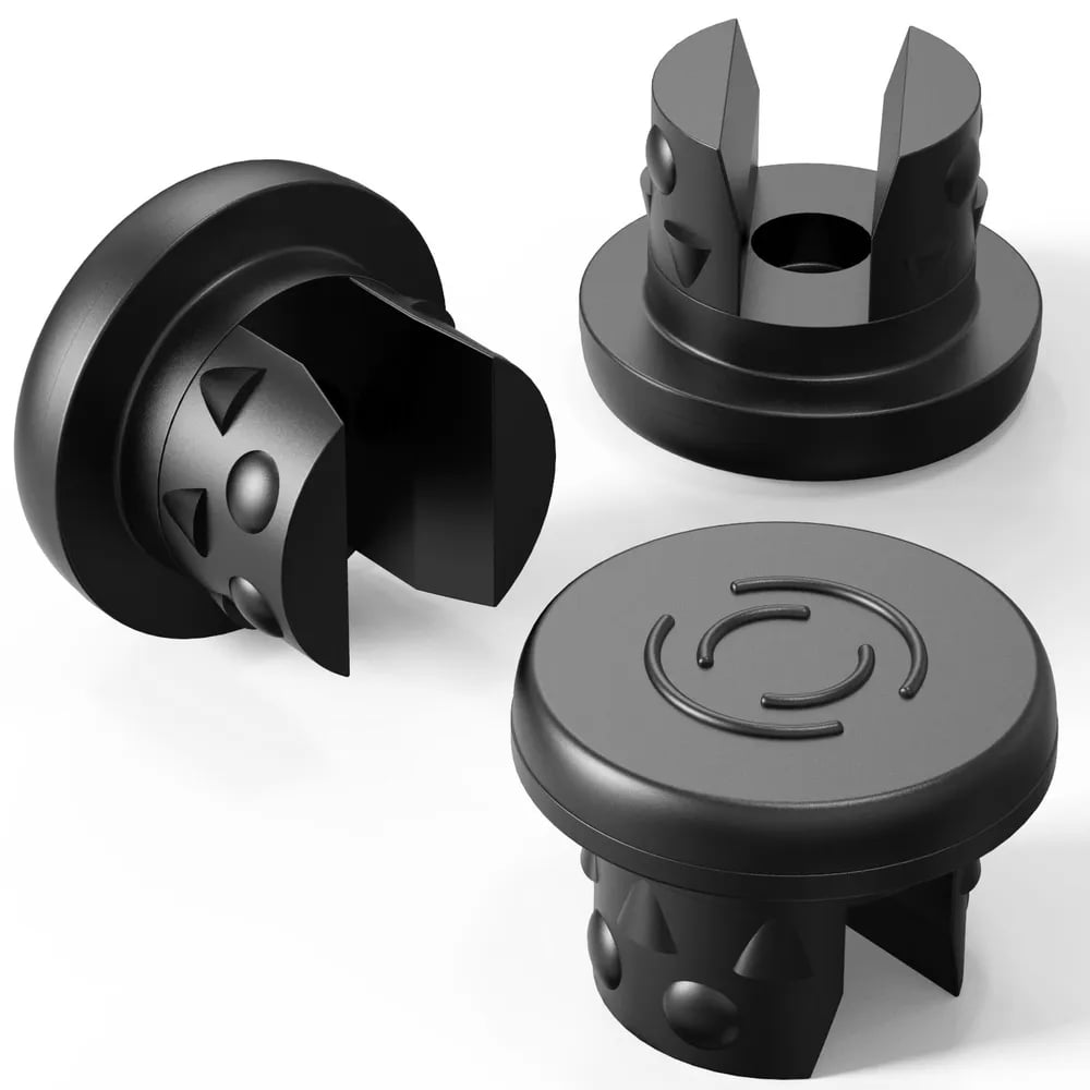 20mm Lid with two legs, butyl rubber stopper, self-sealing injection ...