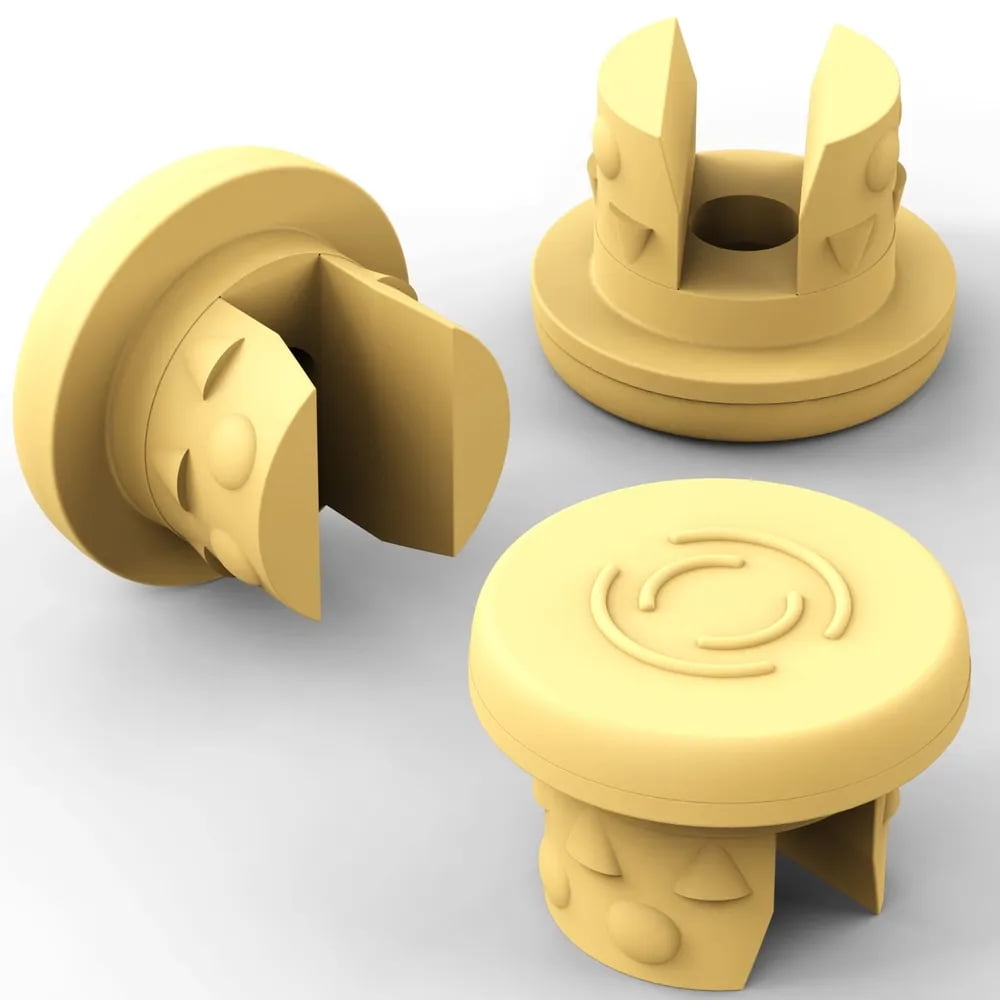 20mm Lid with two legs, butyl rubber stopper, self-sealing injection ...