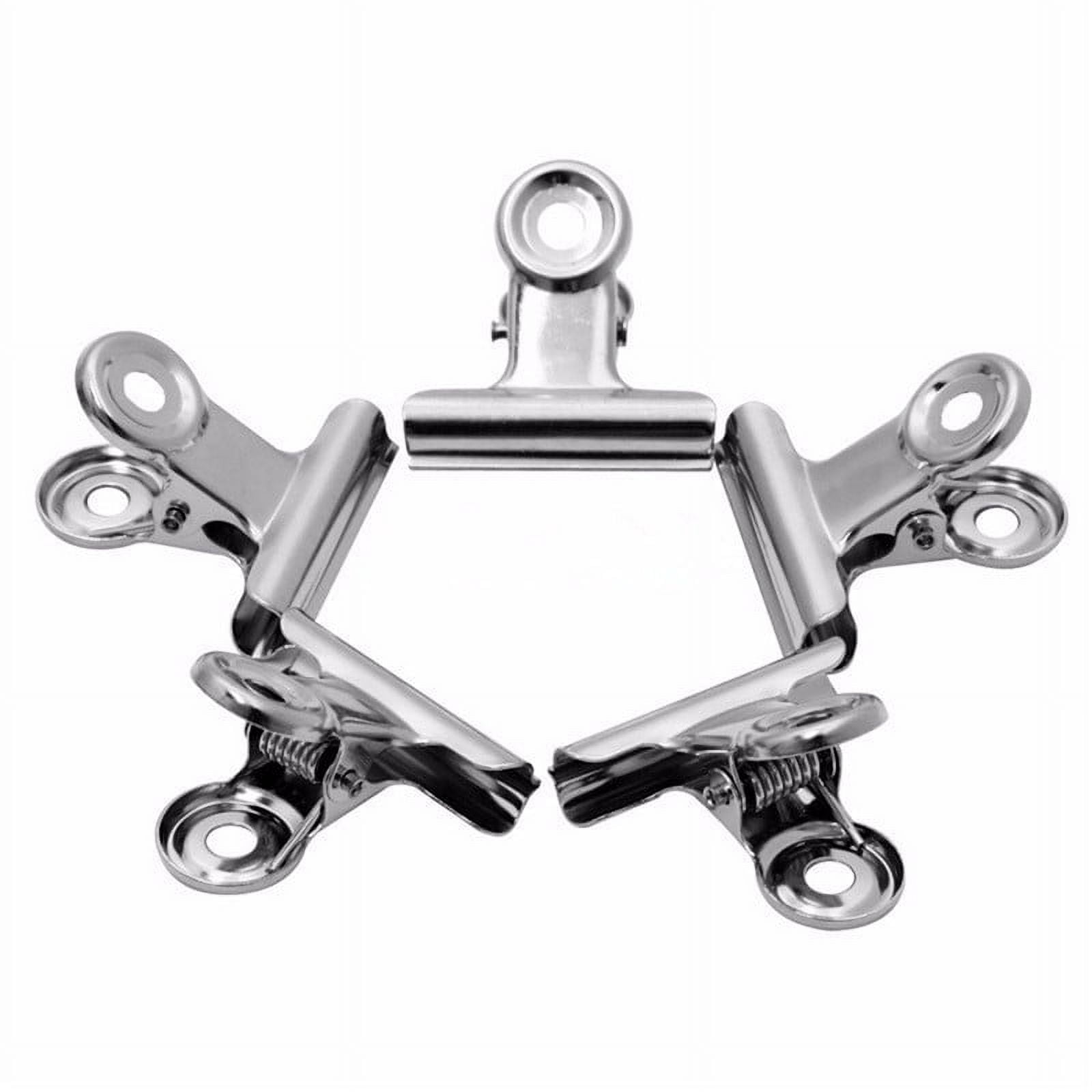 20mm Metal Spring Binder Clips - 10-Pack Bulldog Paper File Clamps ...
