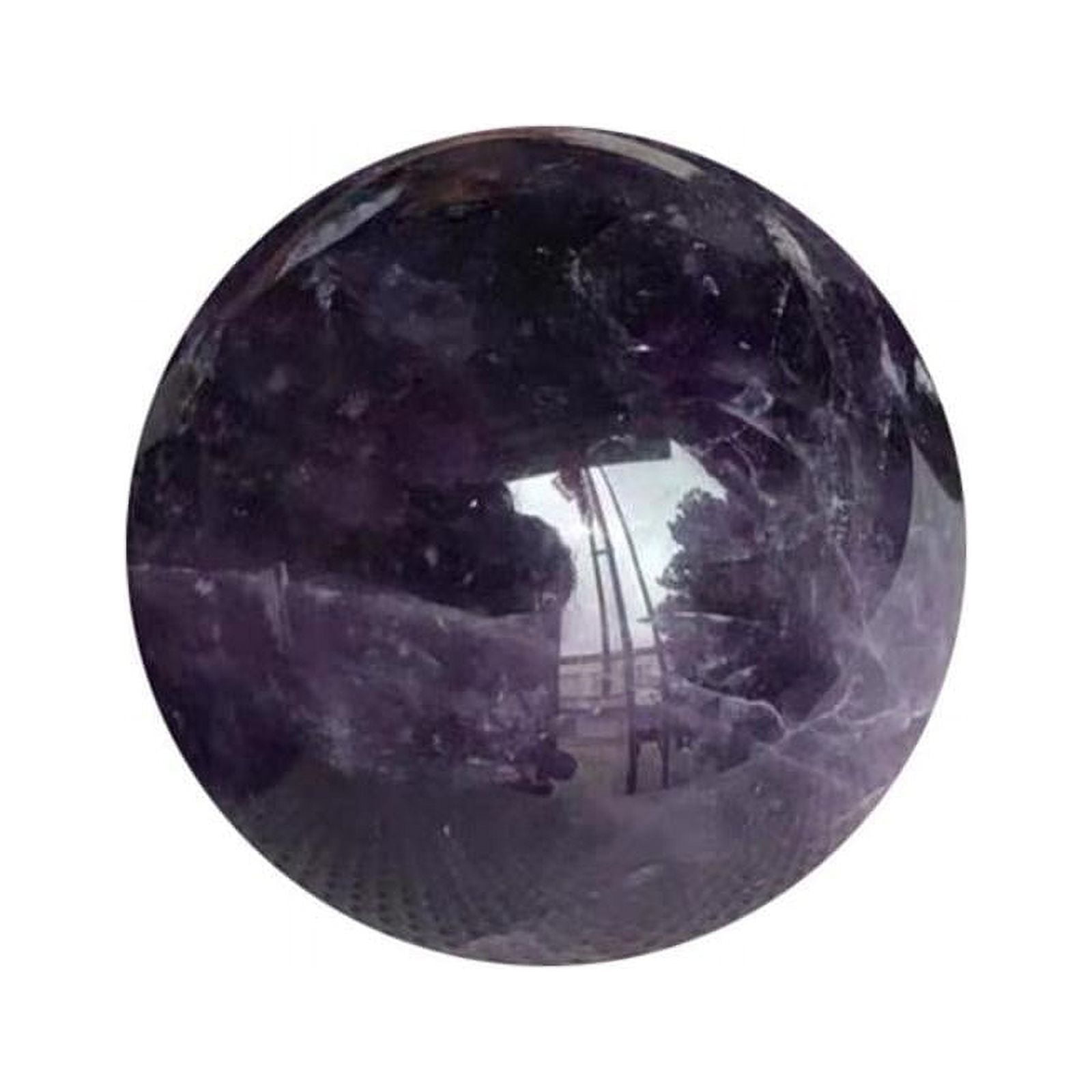 20mm Natural Amethyst Quartz Sphere Crystal Pretty AU Healing-Purple ...