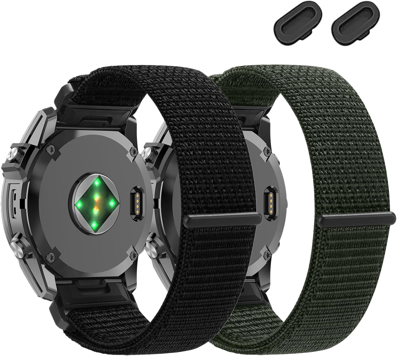 20mm Nylon Watch Bands for Garmin Fenix 8 AMOLED-43mm/7S Pro/7S/6S Pro/ 6S,QuickFit Sports Strap ...