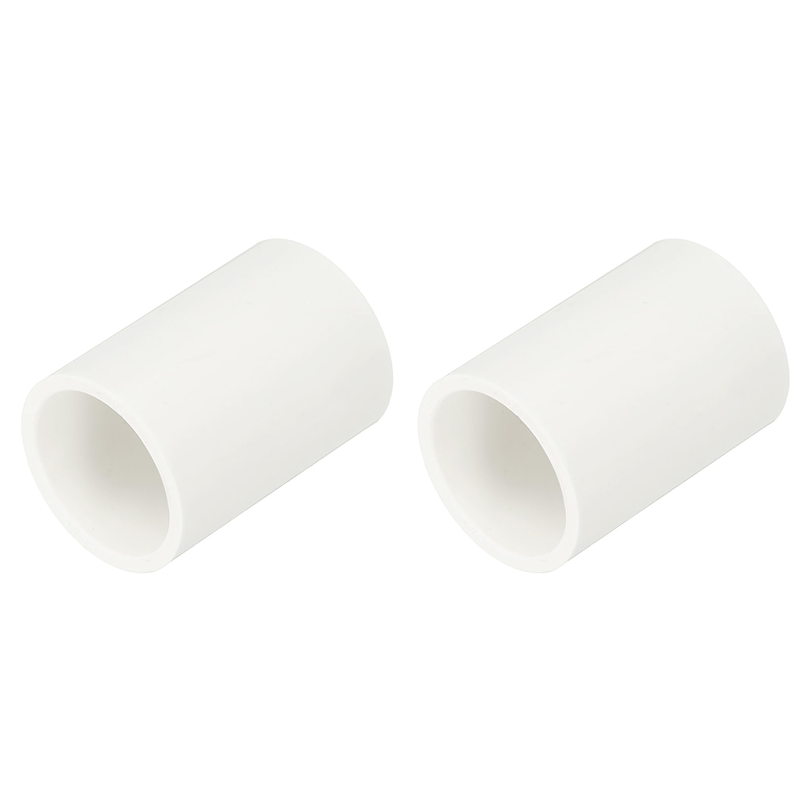20mm PVC Pipe Coupling Adapter, 2 Pcs Pipe Fittings, White - Walmart.com