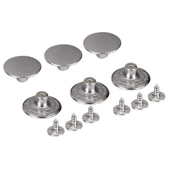 20mm Shiny jeans buttons, Metal Buttons with Metal Base Tack Buttons ...