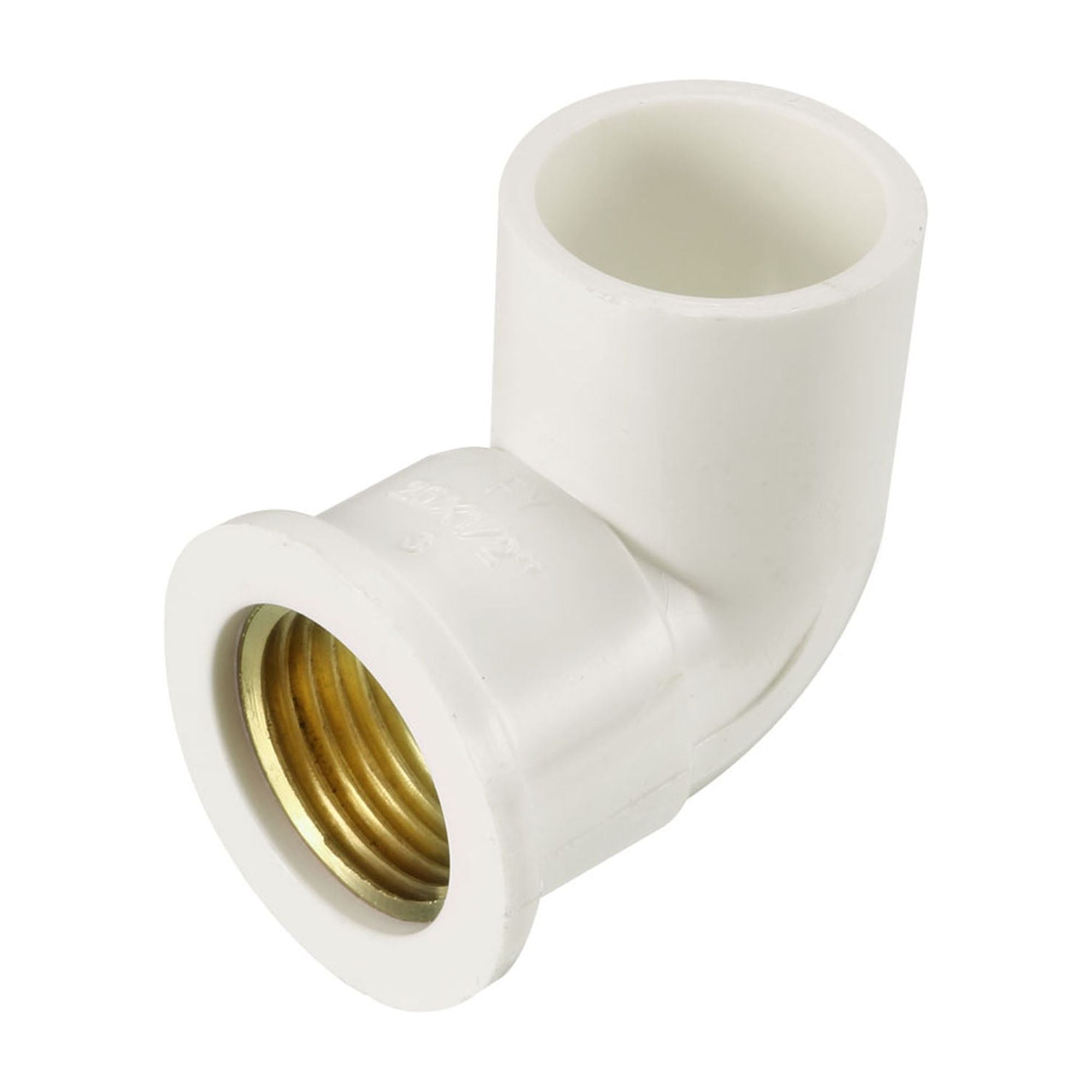 20mm Slip x 1/2 PT Female Thread 90 Degree PVC Pipe Fitting Elbow ...