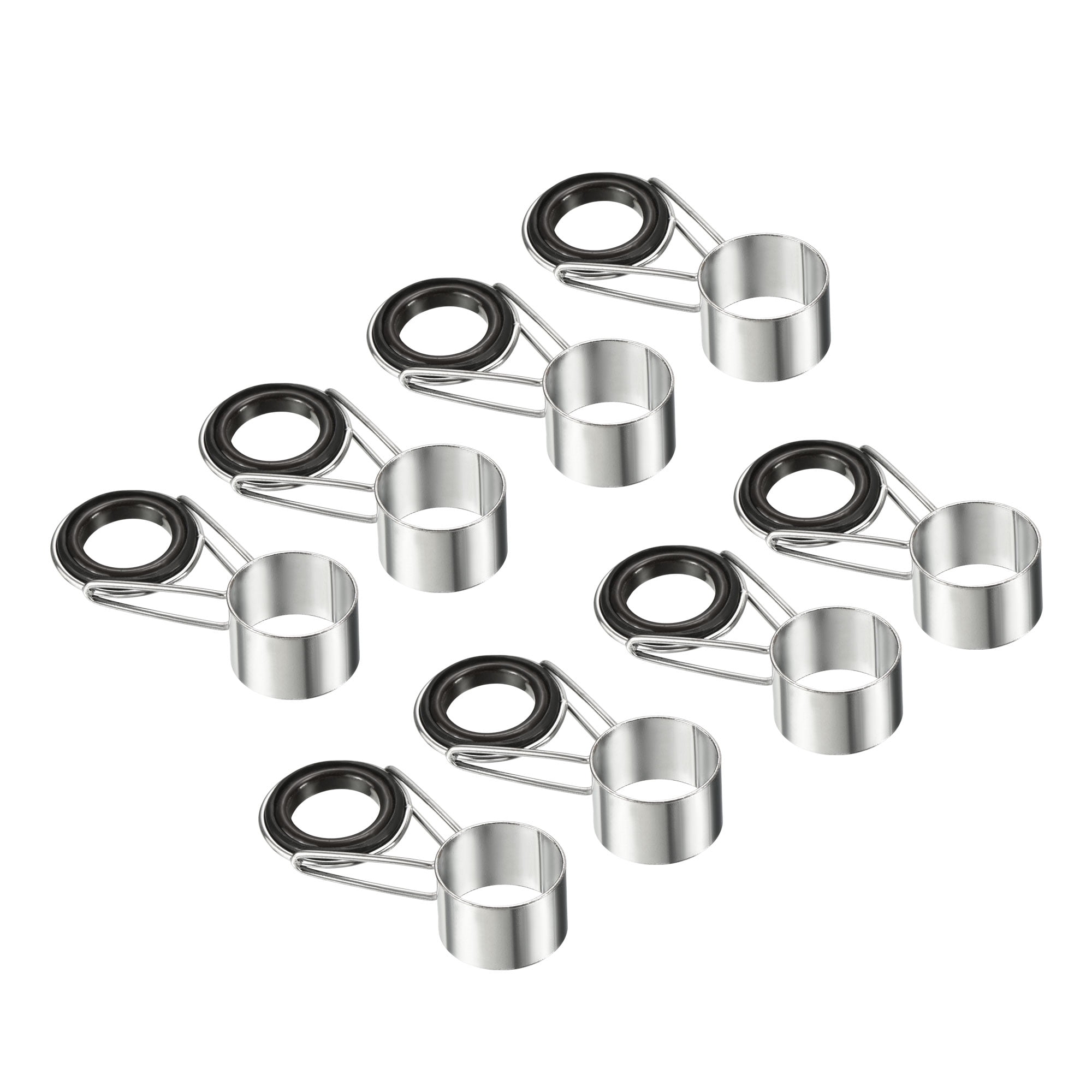 20mm Tube Dia Iron Fishing Rod Guide Repair Kit Line Ring Replacement ...