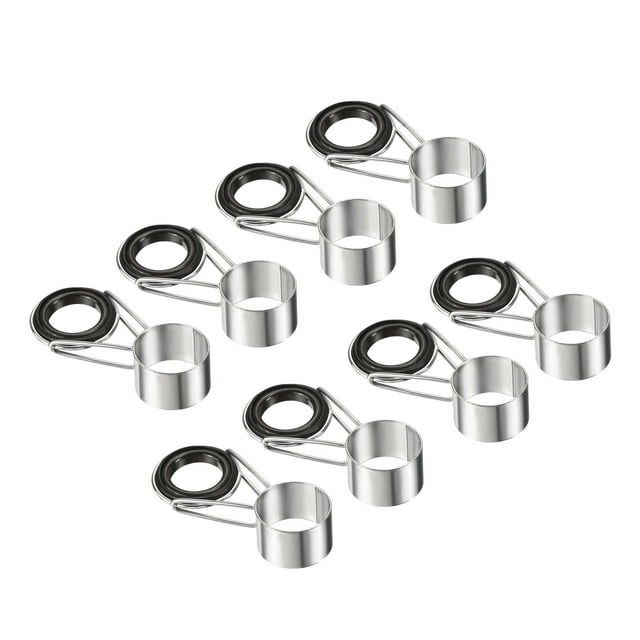 20mm Tube Dia Iron Fishing Rod Guide Repair Kit Line Ring Replacement ...