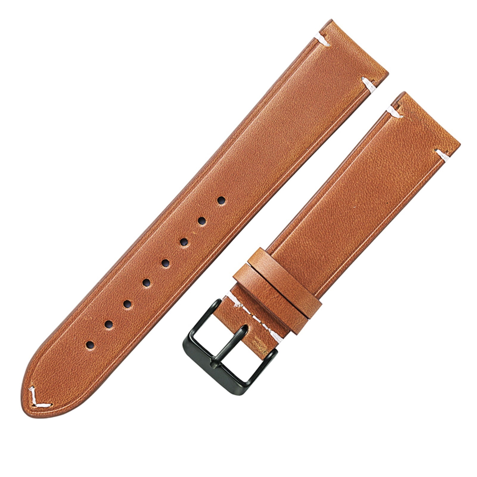 20mm Watch Strap Fit For Gear S2 Braclet Oil Wax Leather Watch Band ...