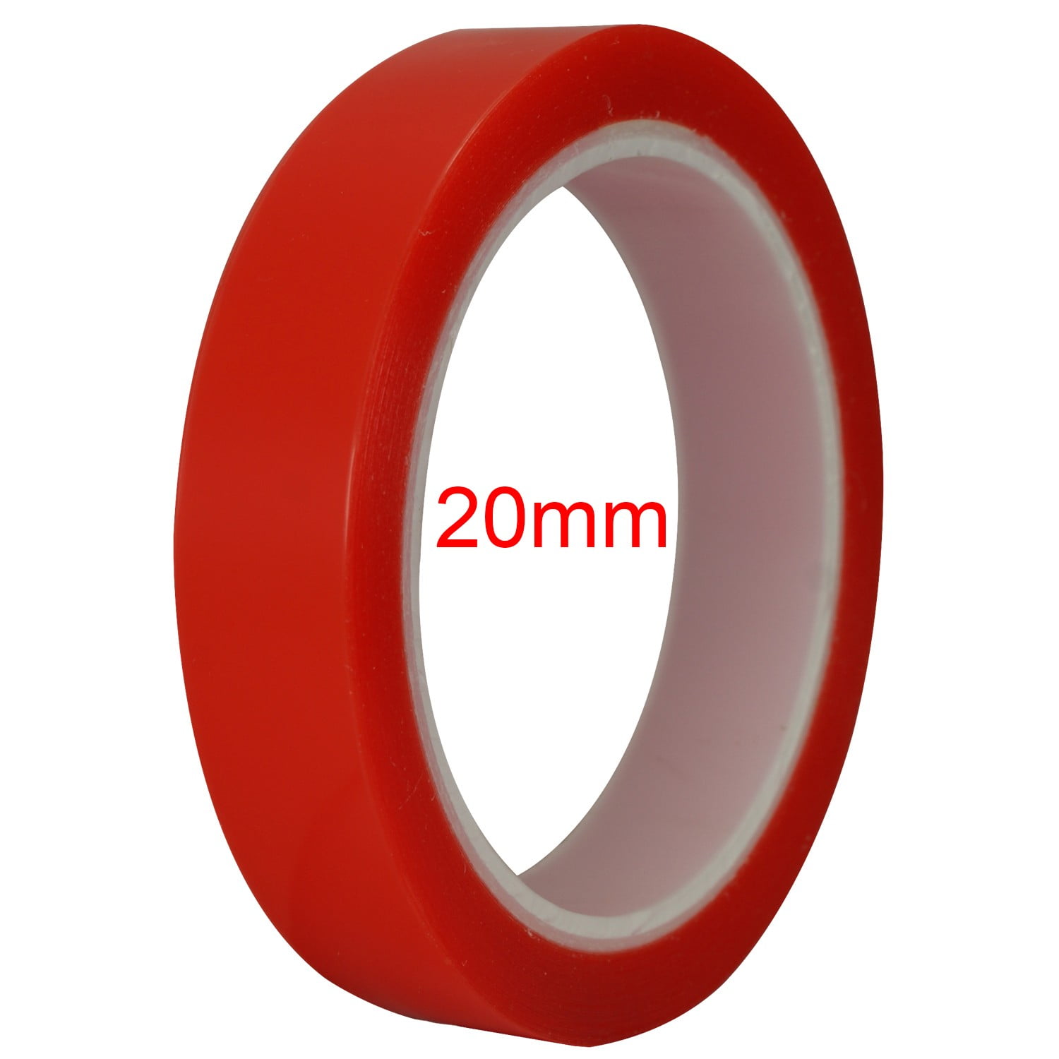 20mm Wide High Strength Double Sided Sticky Clear Red Tape For iPad ...