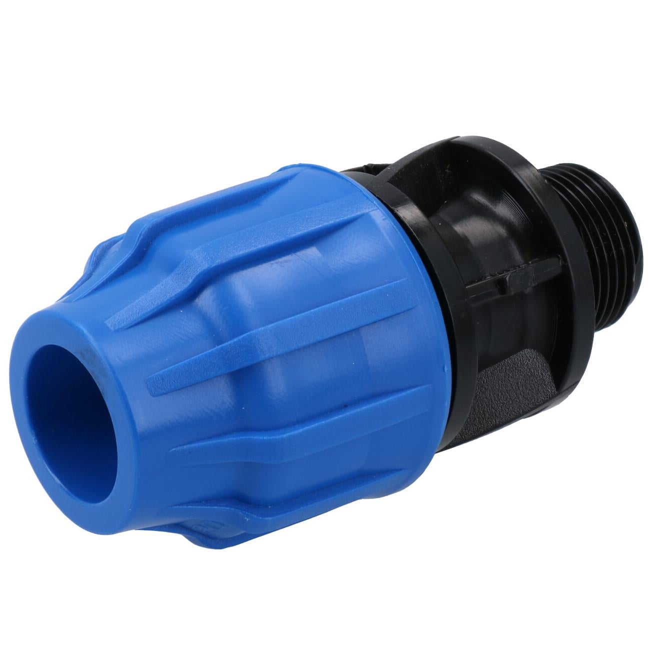 20mm x 3/4" MDPE Male Adapter Compression Coupling Fitting Water Pipe PN16 - Walmart.com