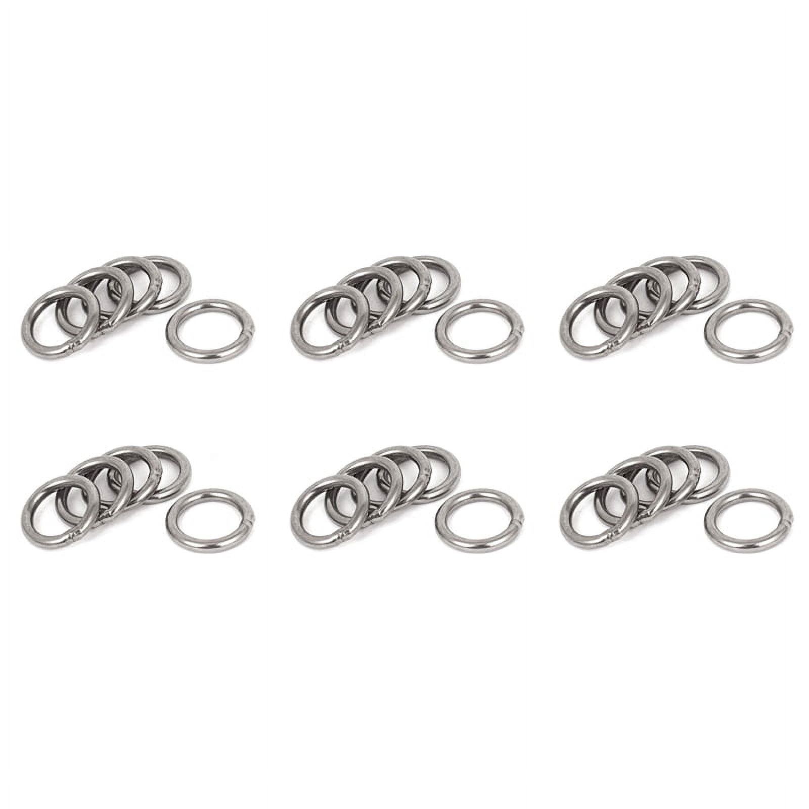 20mm x 3mm Stainless Steel Webbing Strapping Welded O Rings 30 Pcs ...