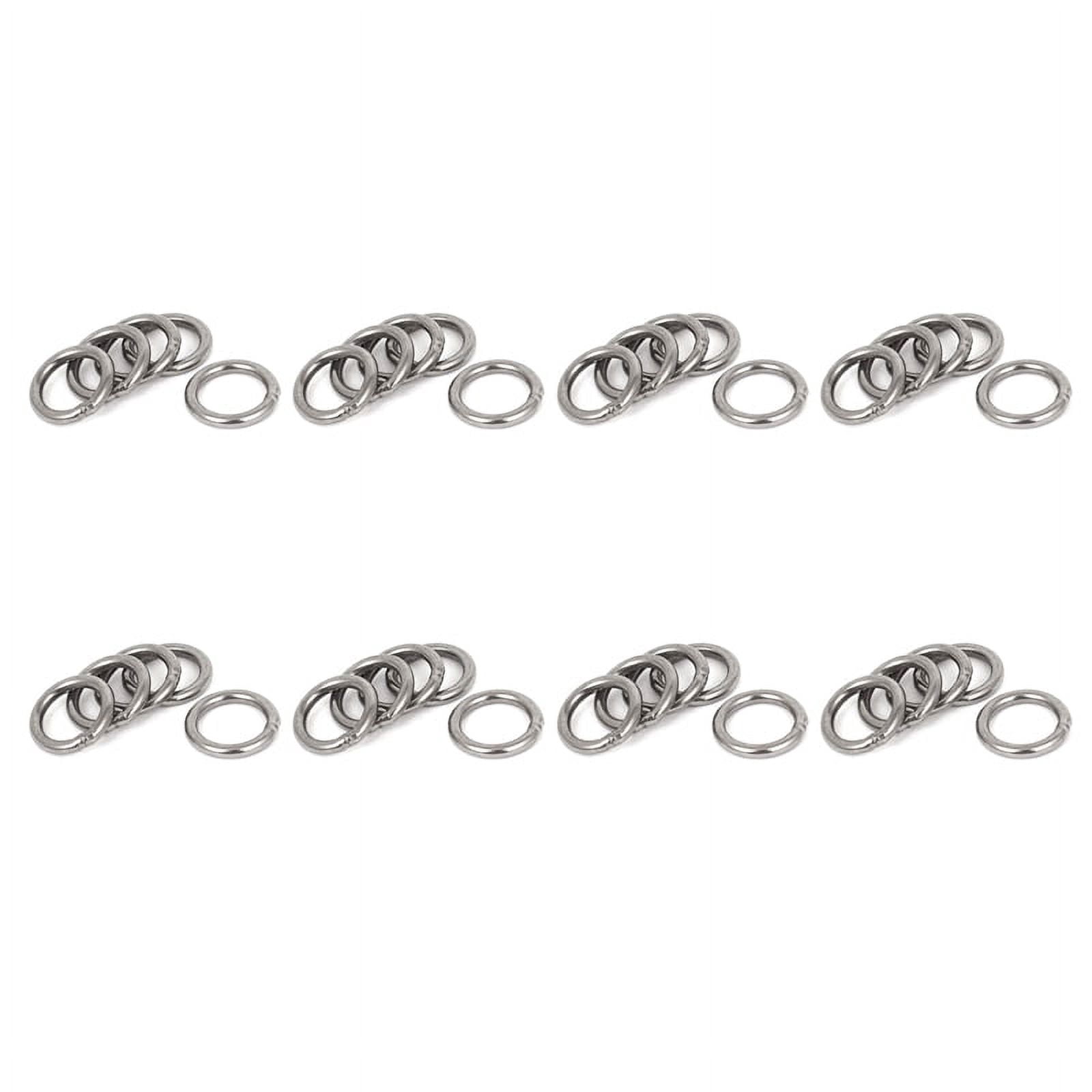 20mm x 3mm Stainless Steel Webbing Strapping Welded O Rings 40 Pcs ...