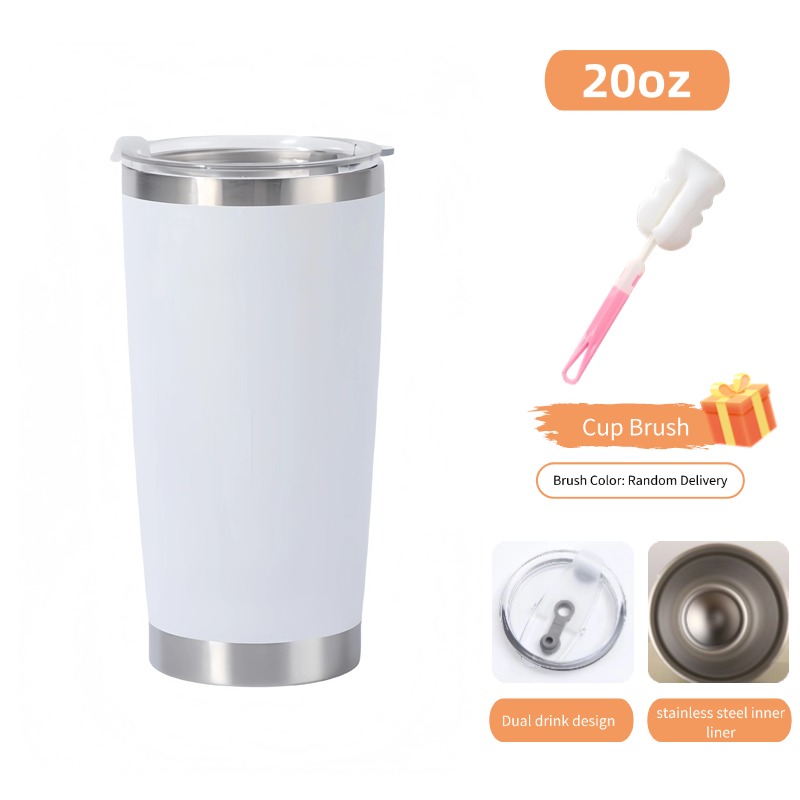 20oz/590ML Thermo Cafe Coffee Mug Car Thermos Mug Leakproof Travel ...