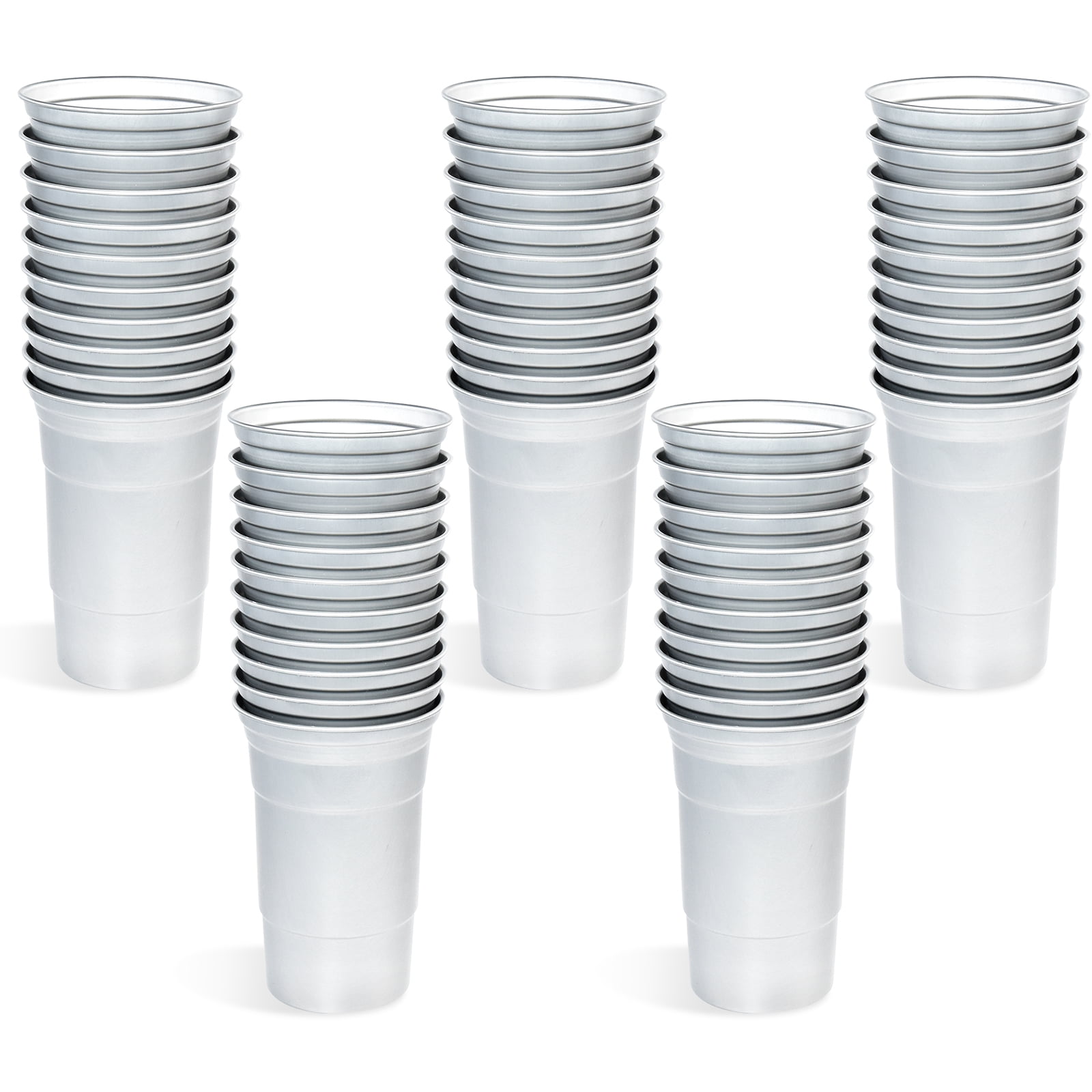 20oz Aluminum party Cups Bulk Metal Recyclable Aluminum Drinking Cups ...
