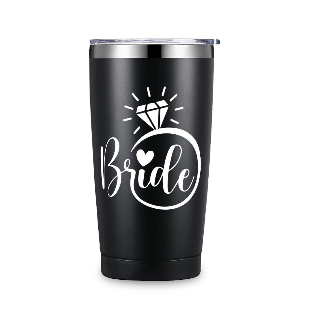 20oz Bride Insulated Tumbler - Water Leak-Proof Travel Mug with Lid ...