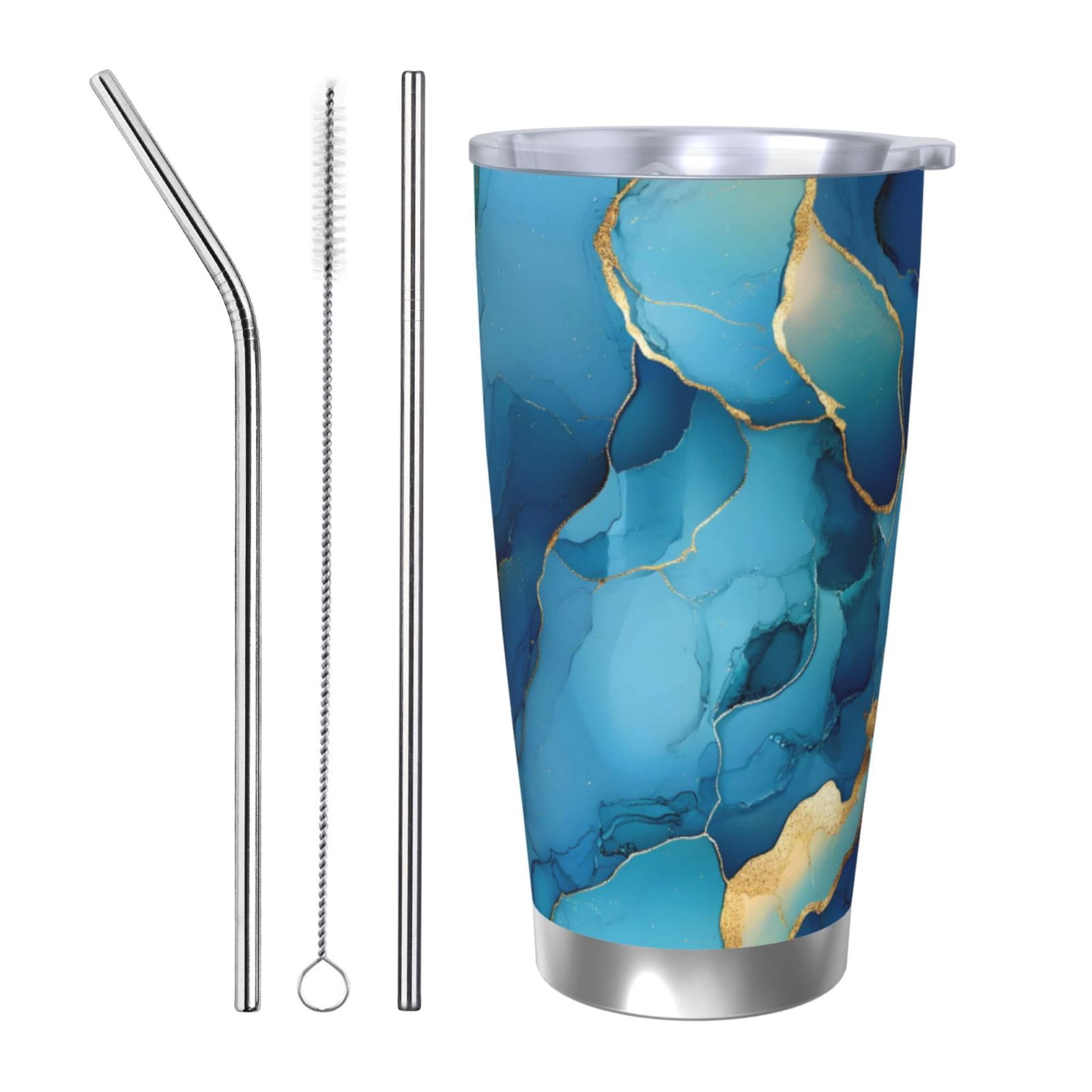20oz Car Cup Three-Piece Set Of Single Silver Edge No Smell Easy To ...