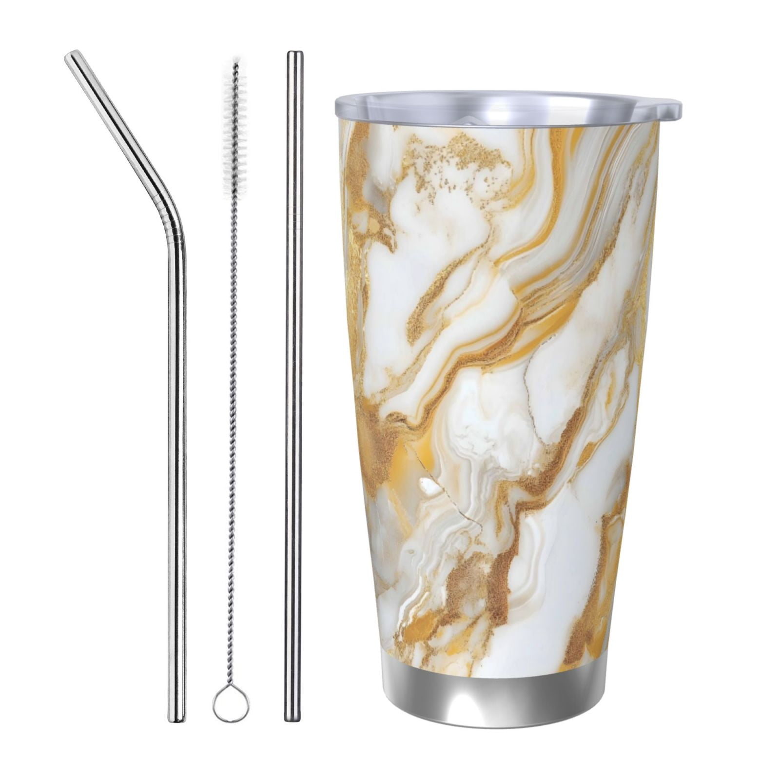 20oz Car Cup Three-Piece Set Of Single Silver Edge No Smell Easy To ...