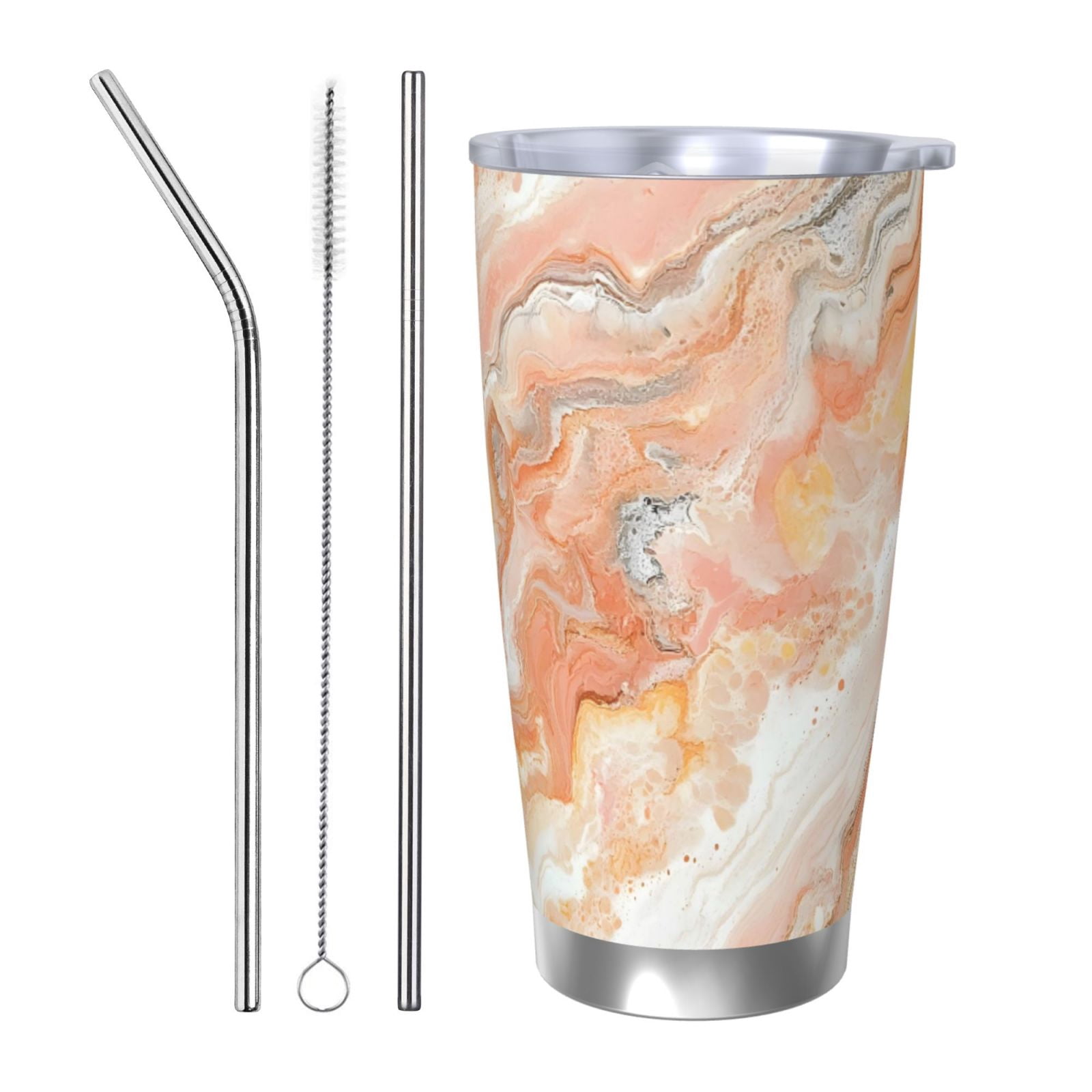 20oz Car Cup Three-Piece Set Of Single Silver Edge No Smell Easy To ...