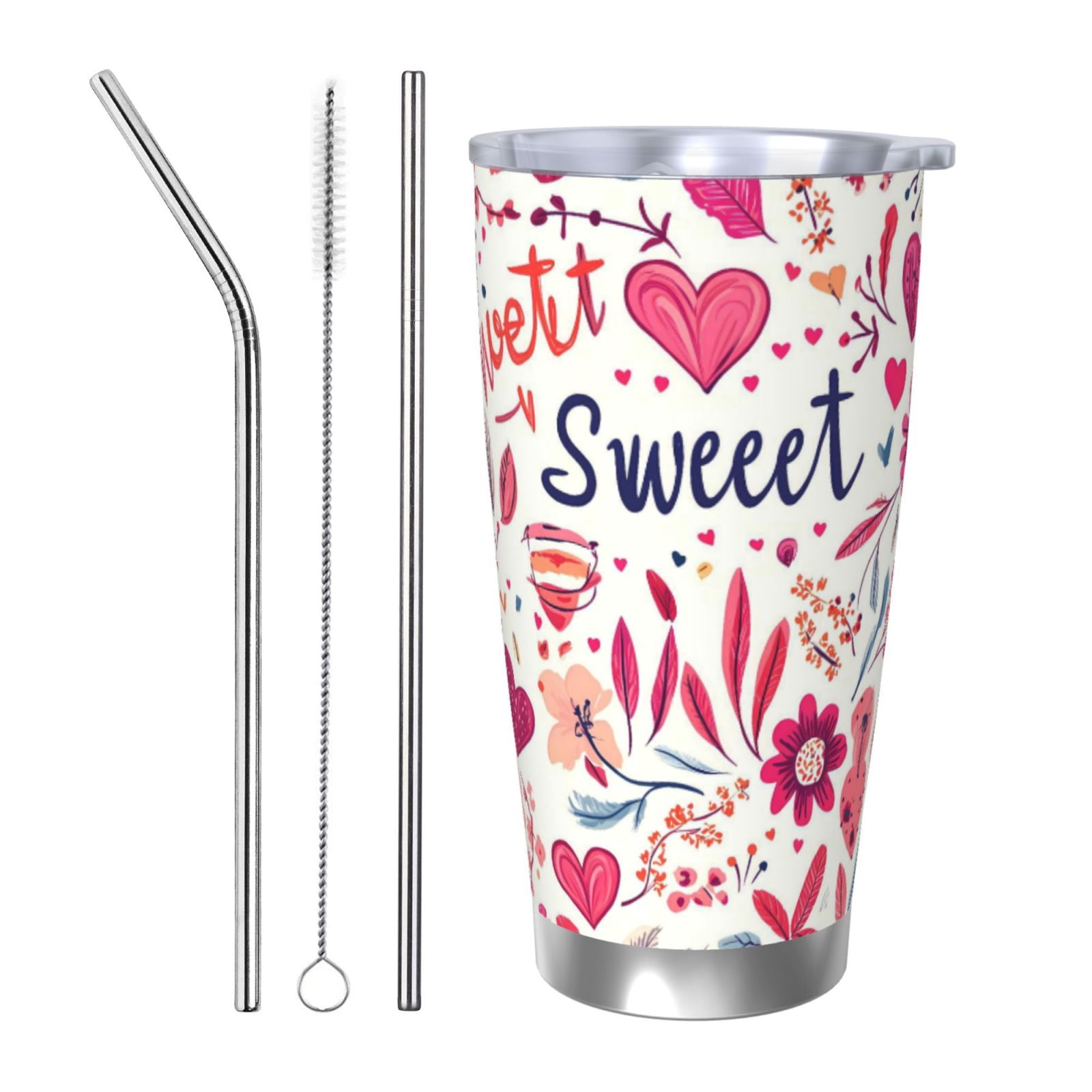 20oz Car Cup Three-Piece Set Of Single Silver Edge No Smell Easy To ...