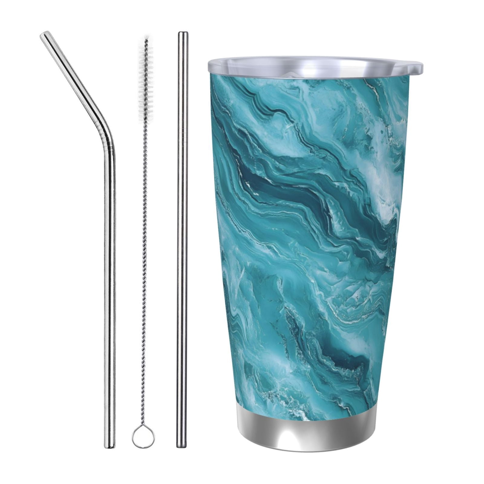 20oz Car Cup Three-Piece Set Of Single Silver Edge No Smell Easy To ...