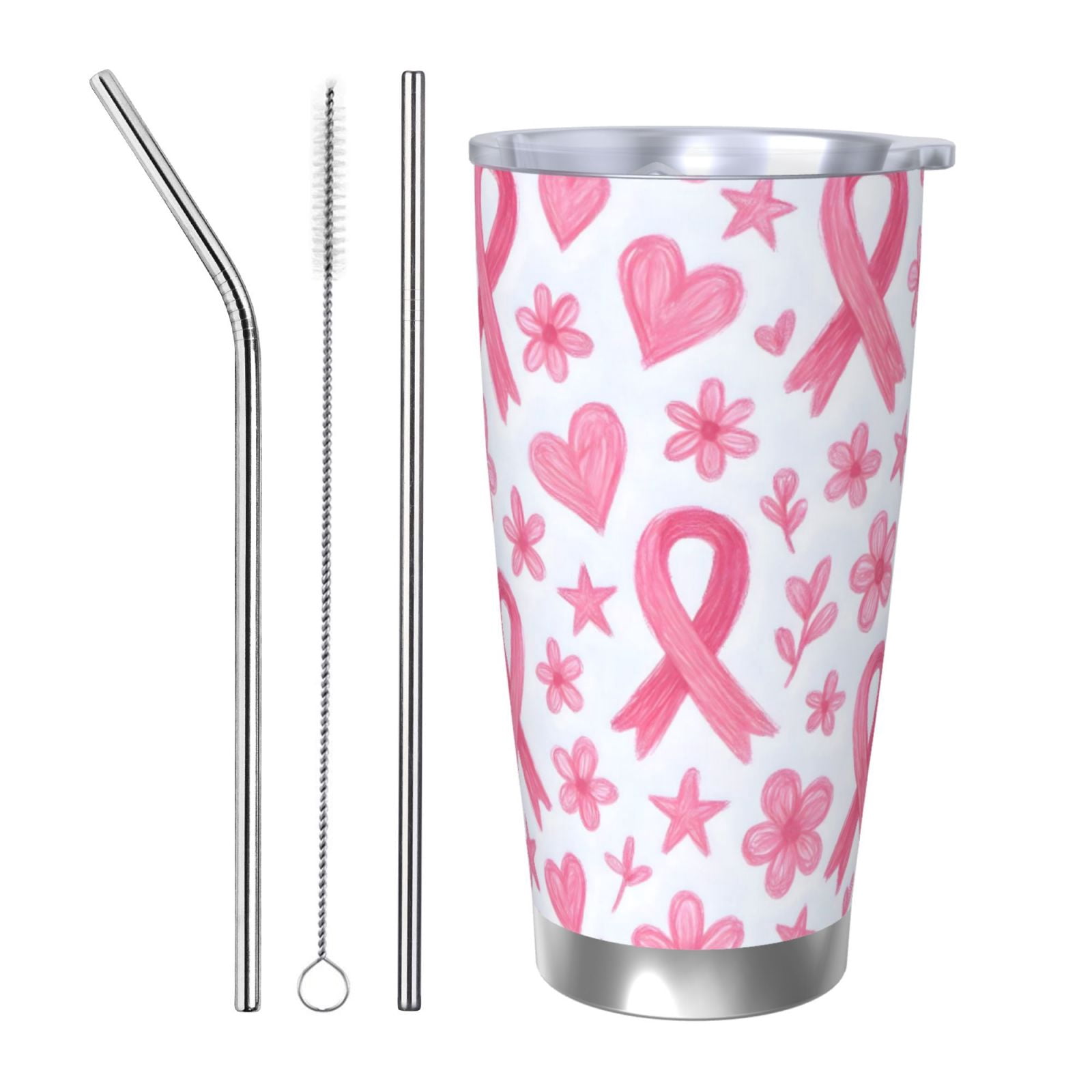 20oz Car Cup Three-Piece Set Of Single Silver Edge No Smell Easy To ...