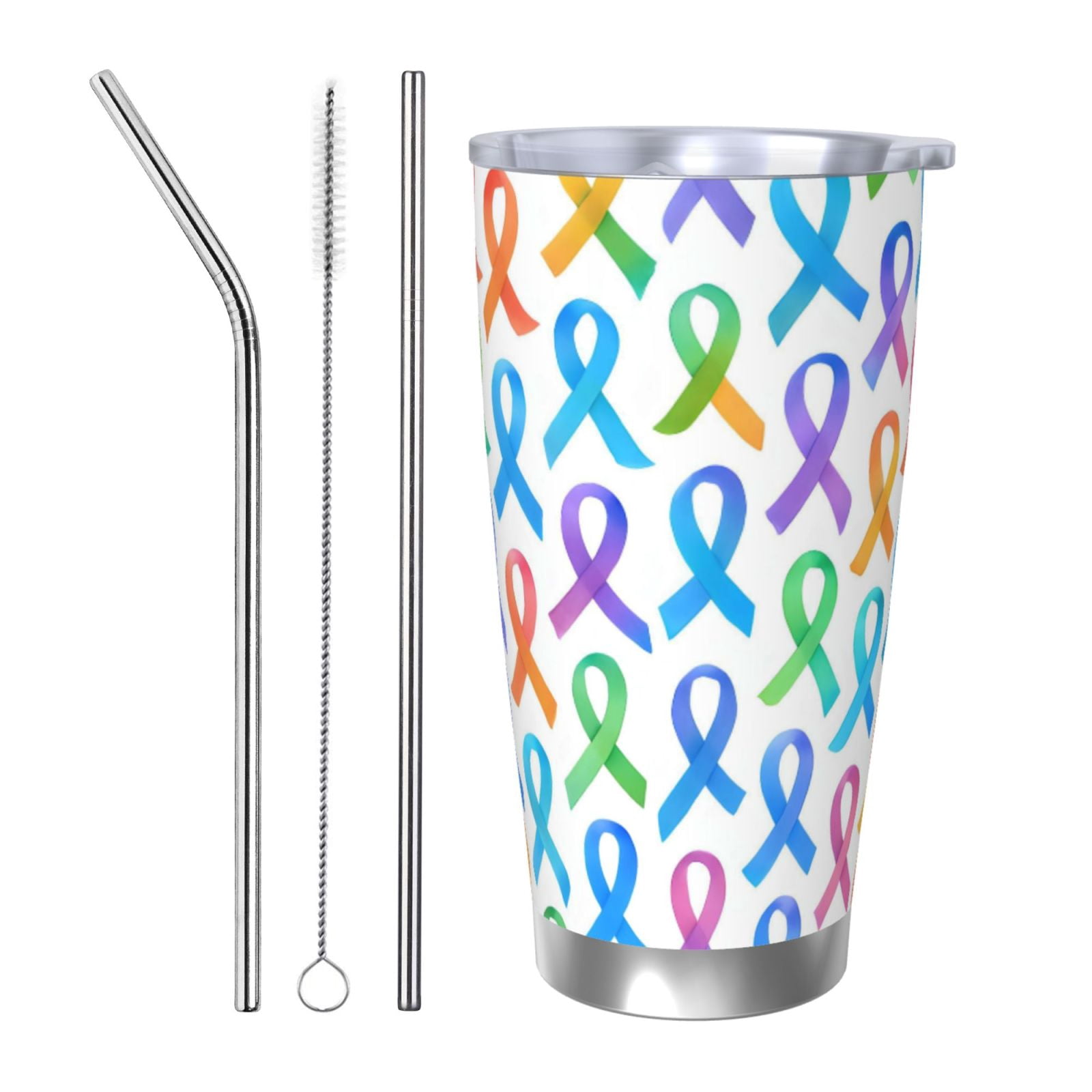 20oz Car Cup Three-Piece Set Of Single Silver Edge No Smell Easy To ...