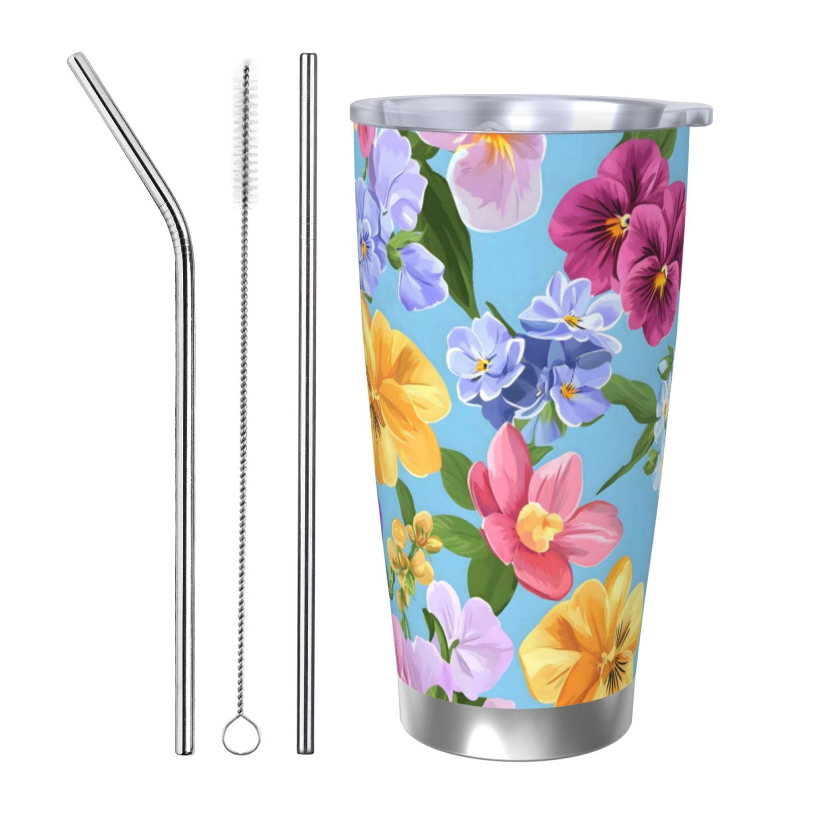 20oz Car Cup Three-Piece Set Of Single Silver Edge No Smell Easy To ...