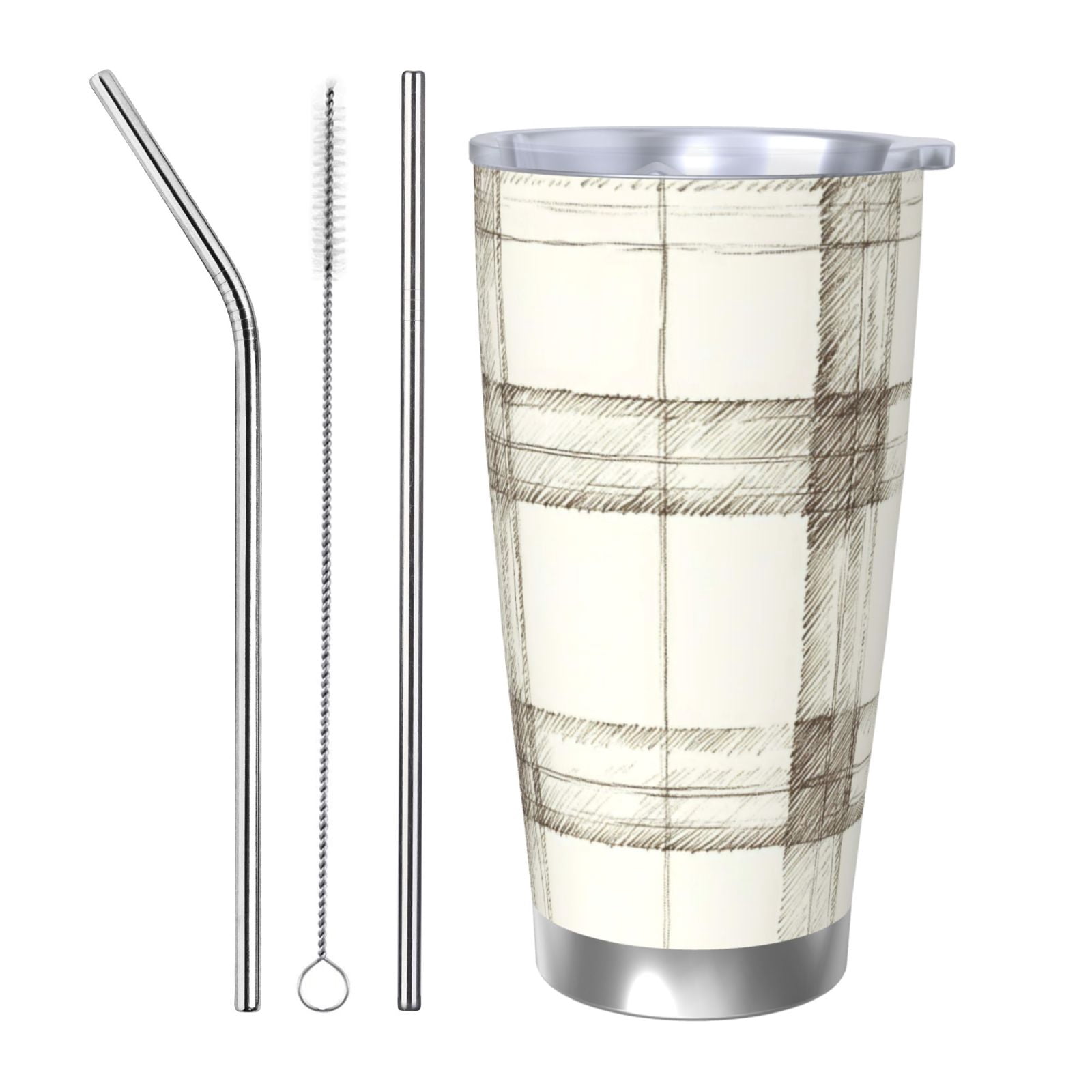 20oz Car Cup Three-Piece Set Of Single Silver Edge No Smell Easy To ...
