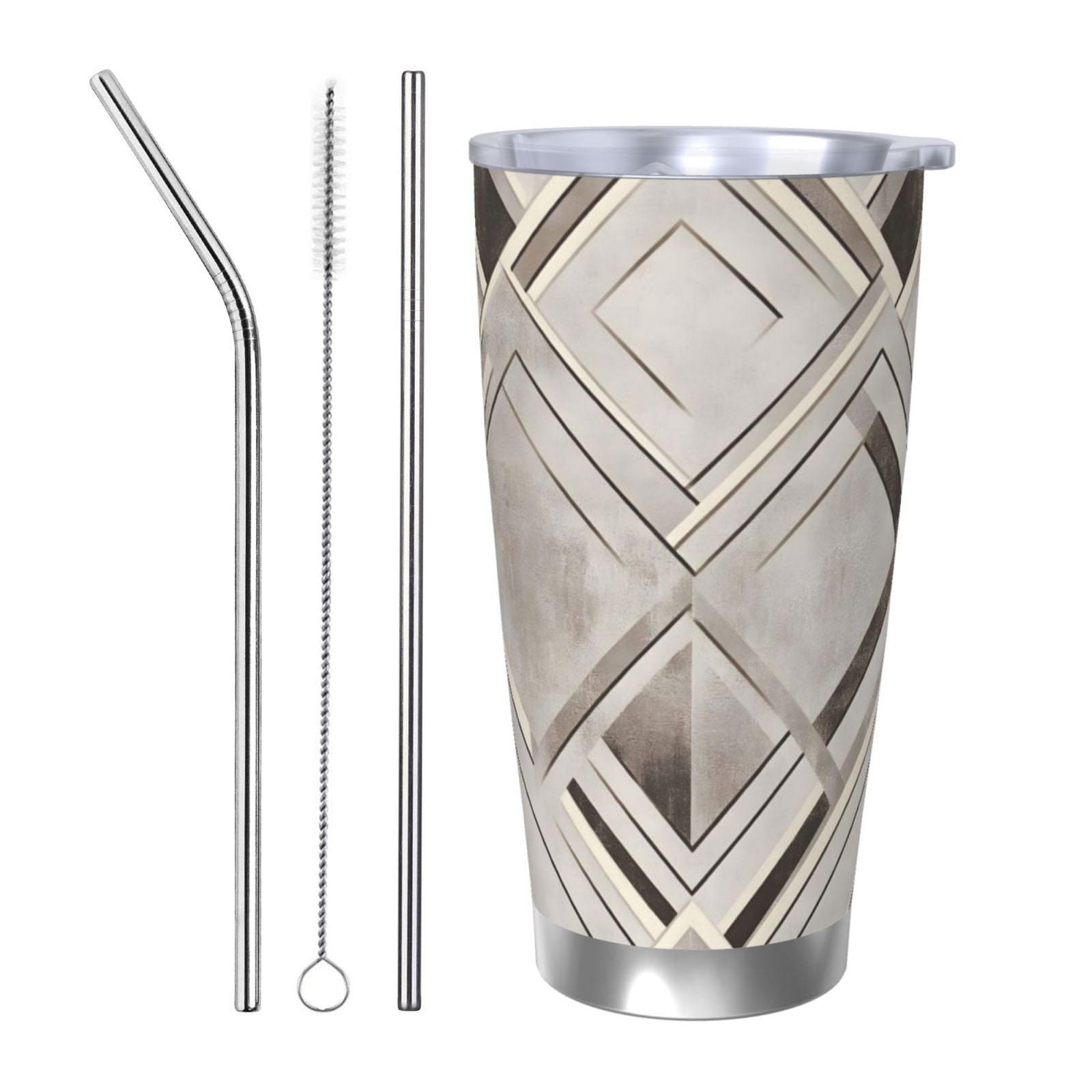 20oz Car Cup Three-Piece Set Of Single Silver Edge No Smell Easy To ...