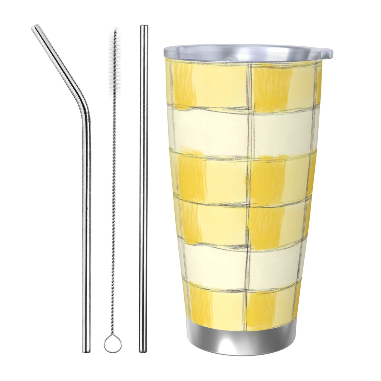 20oz Car Cup Three-Piece Set Of Single Silver Edge No Smell Easy To ...