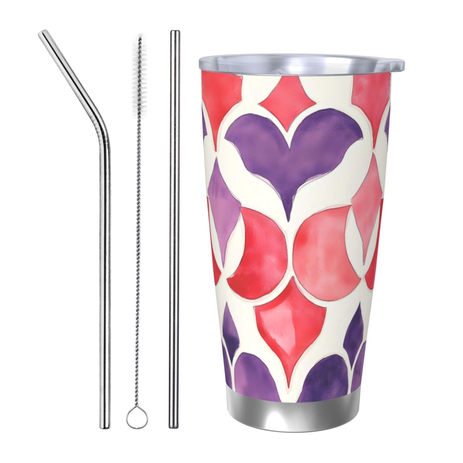20oz Car Cup Three-Piece Set Of Single Silver Edge No Smell Easy To ...